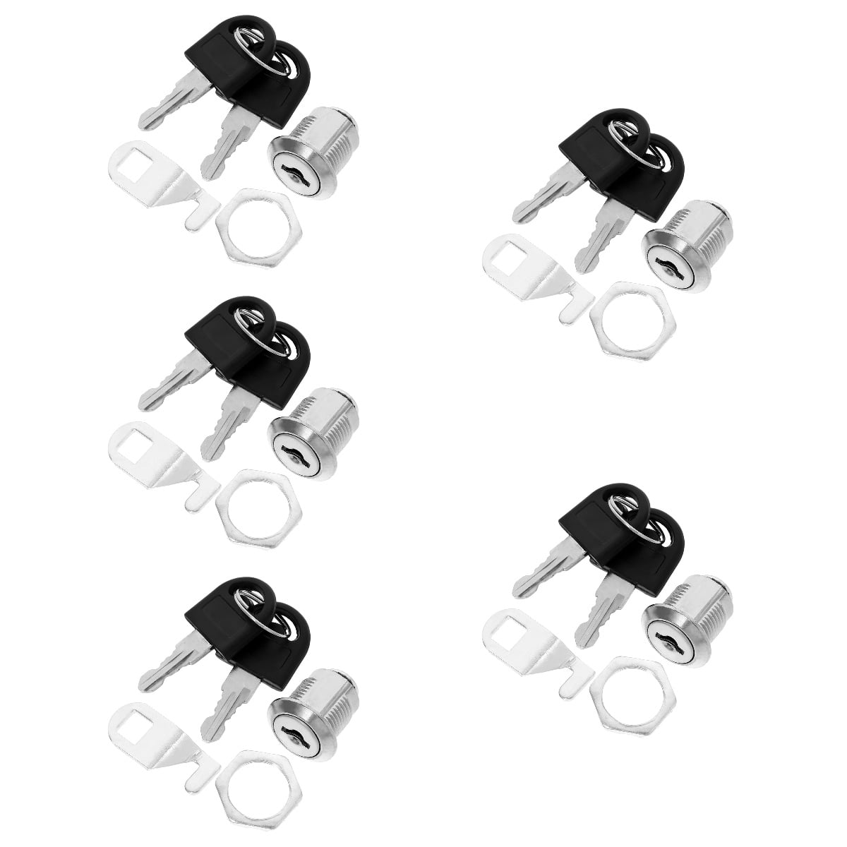 Hemoton 5 Sets Toilet Paper Dispenser Lock And Keys Set Commercial ...