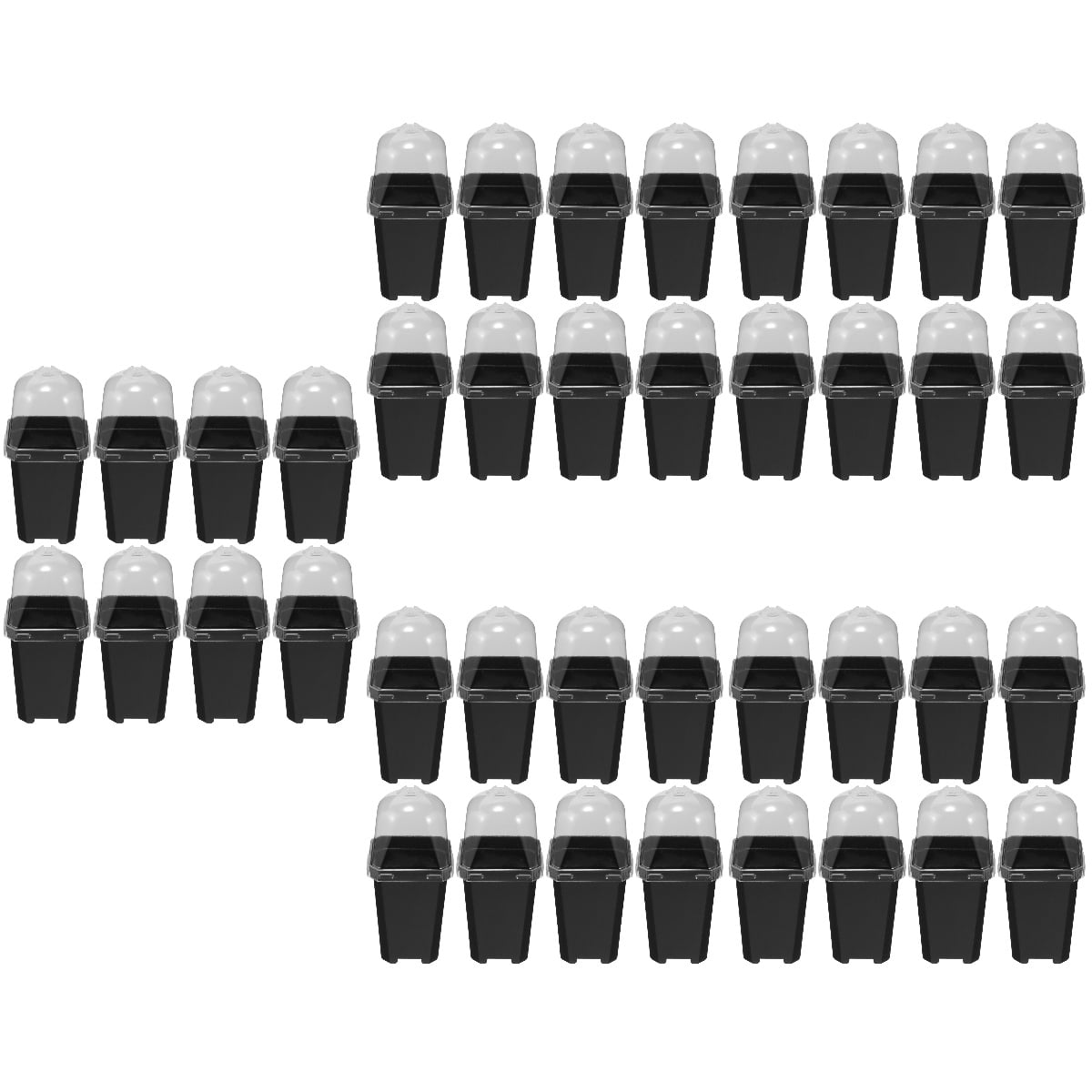 Hemoton 5 Sets of Nursery Plant Pot Garden Planting Pots Tools Small ...