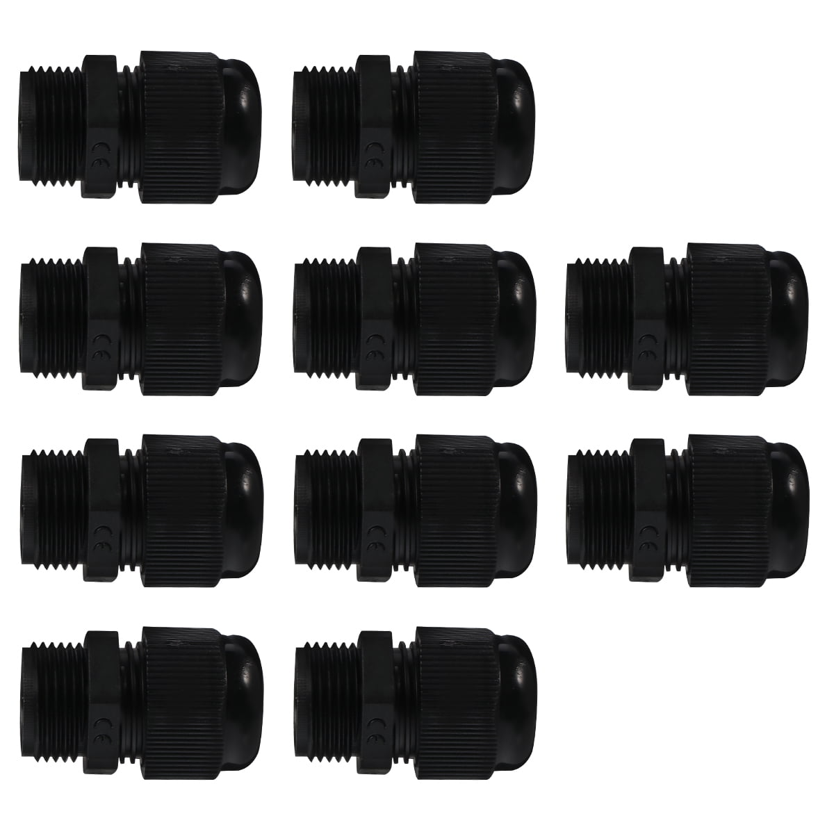 Hemoton 50 Pcs Connector 𝐖𝐚𝐭𝐞𝐫𝐩𝐫𝐨𝐨𝐟 Dispenser Power Cord Man Black ...