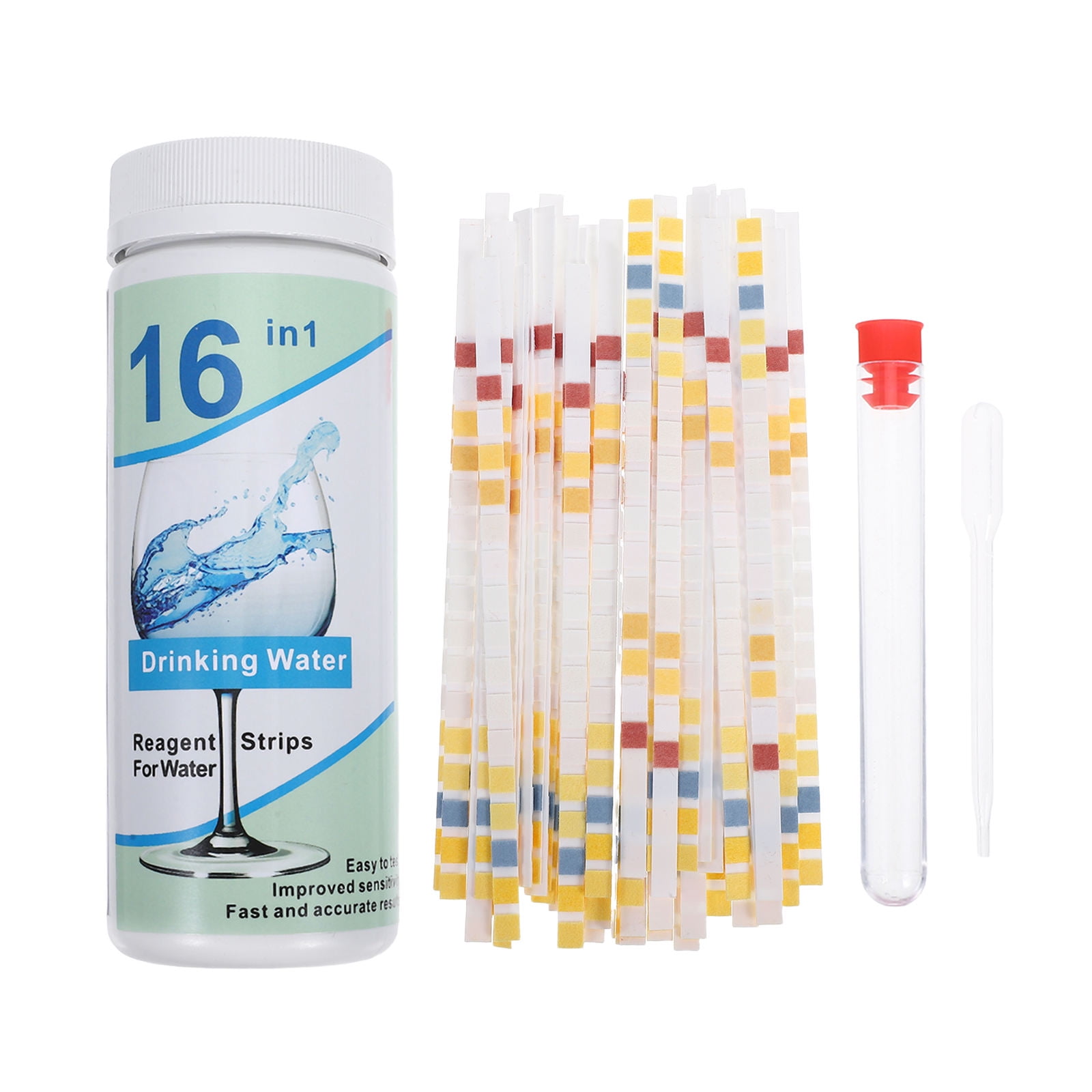 Hemoton 50 Pcs Coolant Test Strips Drinking Water Testing Kit White ...