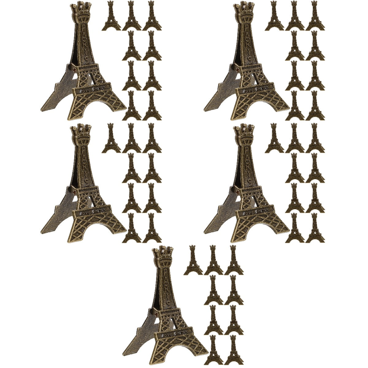 Hemoton 50 Pcs Eiffel Tower Table Number Holders Place Card Holders ...