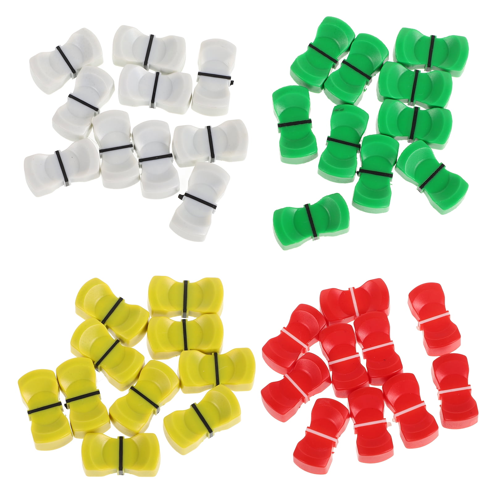 Hemoton 50 Pcs Fader Knob Replacement Mixer Slider Cabinet Door Console ...