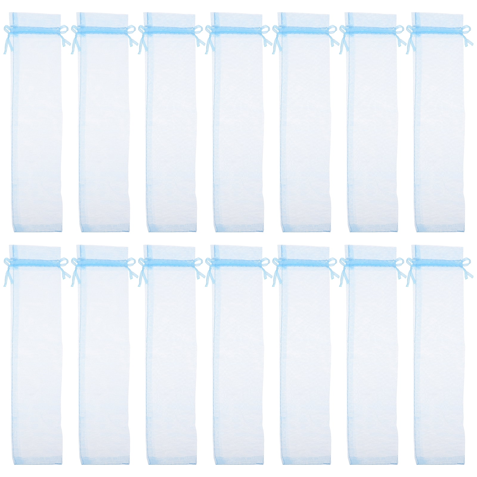 Hemoton 50 Pcs Folding Hand Fan Mesh Bags Small Drawstring Pouches for ...