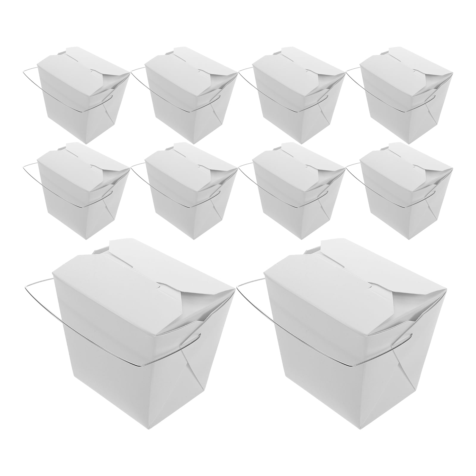 Hemoton 50 Pcs Take Out Boxes Chinese Food Containers Takeout Wire for ...