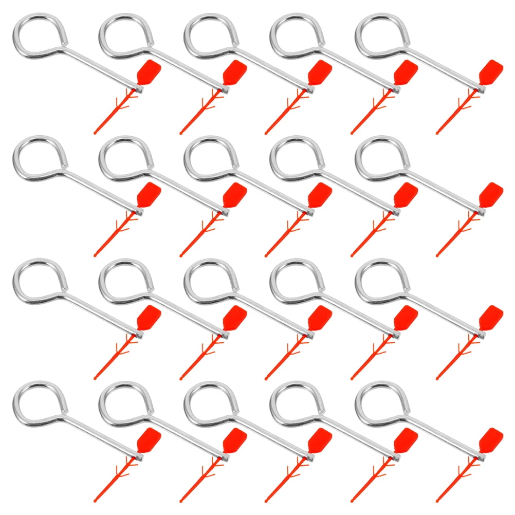 Hemoton 50 Sets Fire Extinguisher Pull Pins with Plastic Seals Iron ...