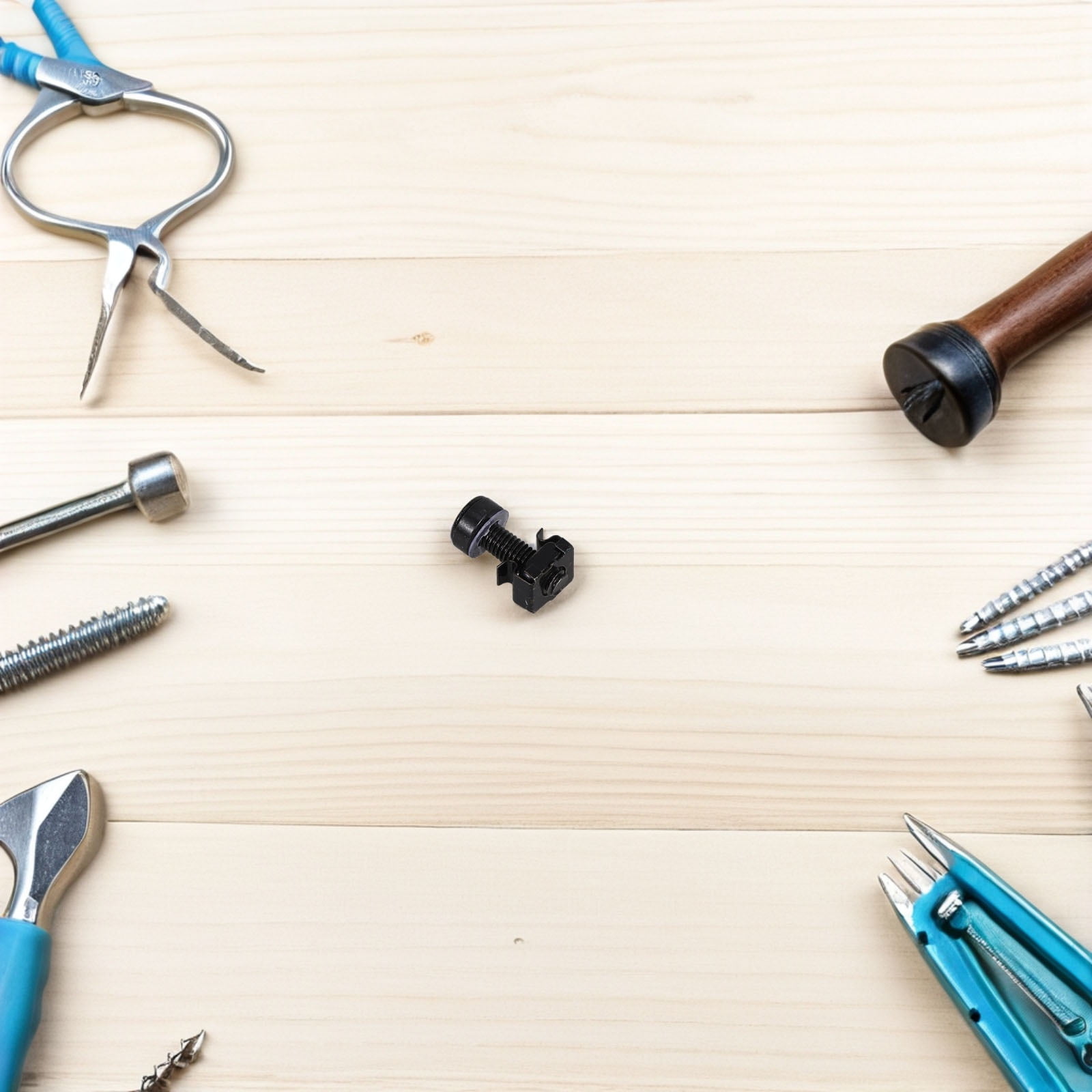 Hemoton 50 Sets Stainless Steel Rack Screws And Cage Nuts For Network ...