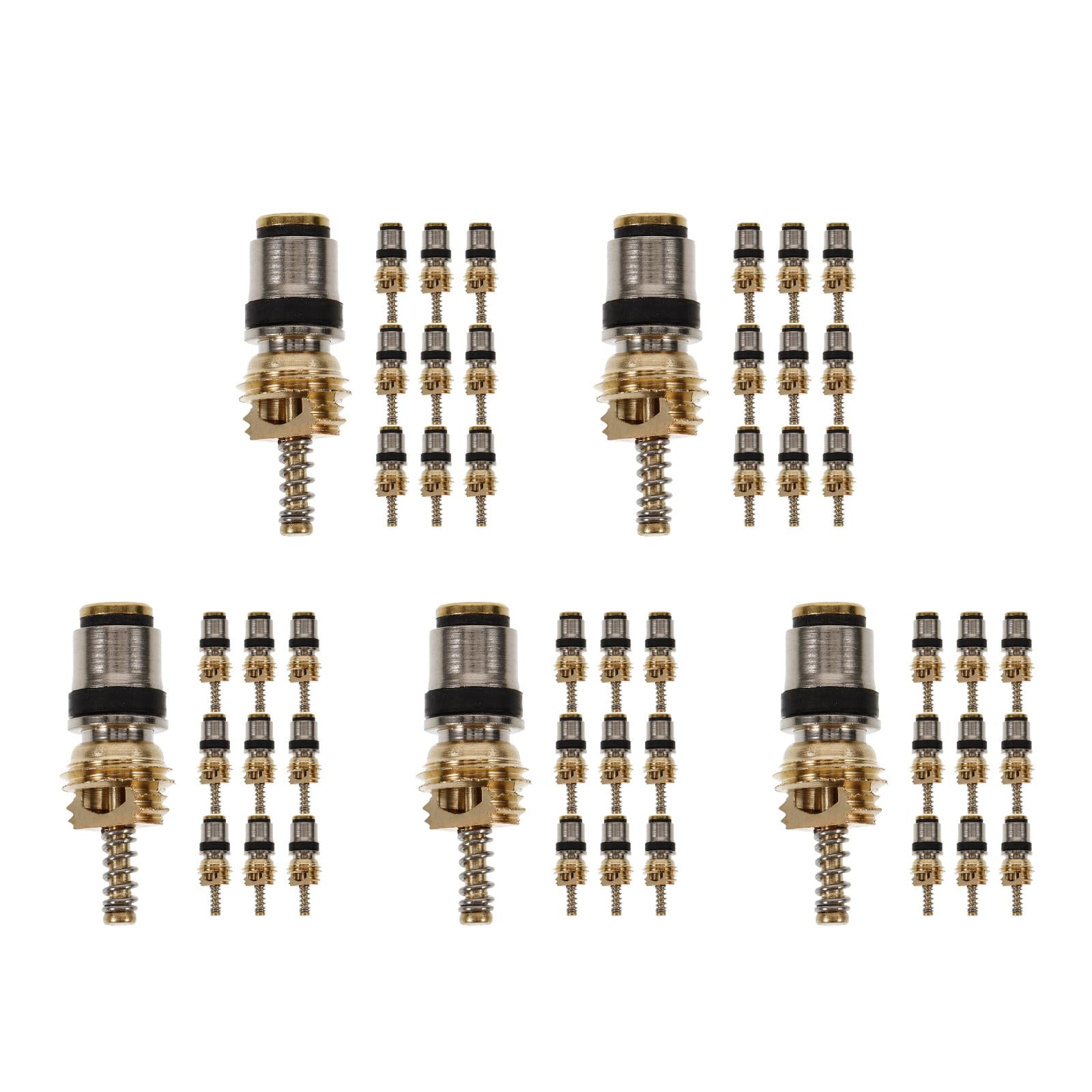 Hemoton 50 pcs Automotive Ac Valve Core Replacement Copper Valve Cores ...