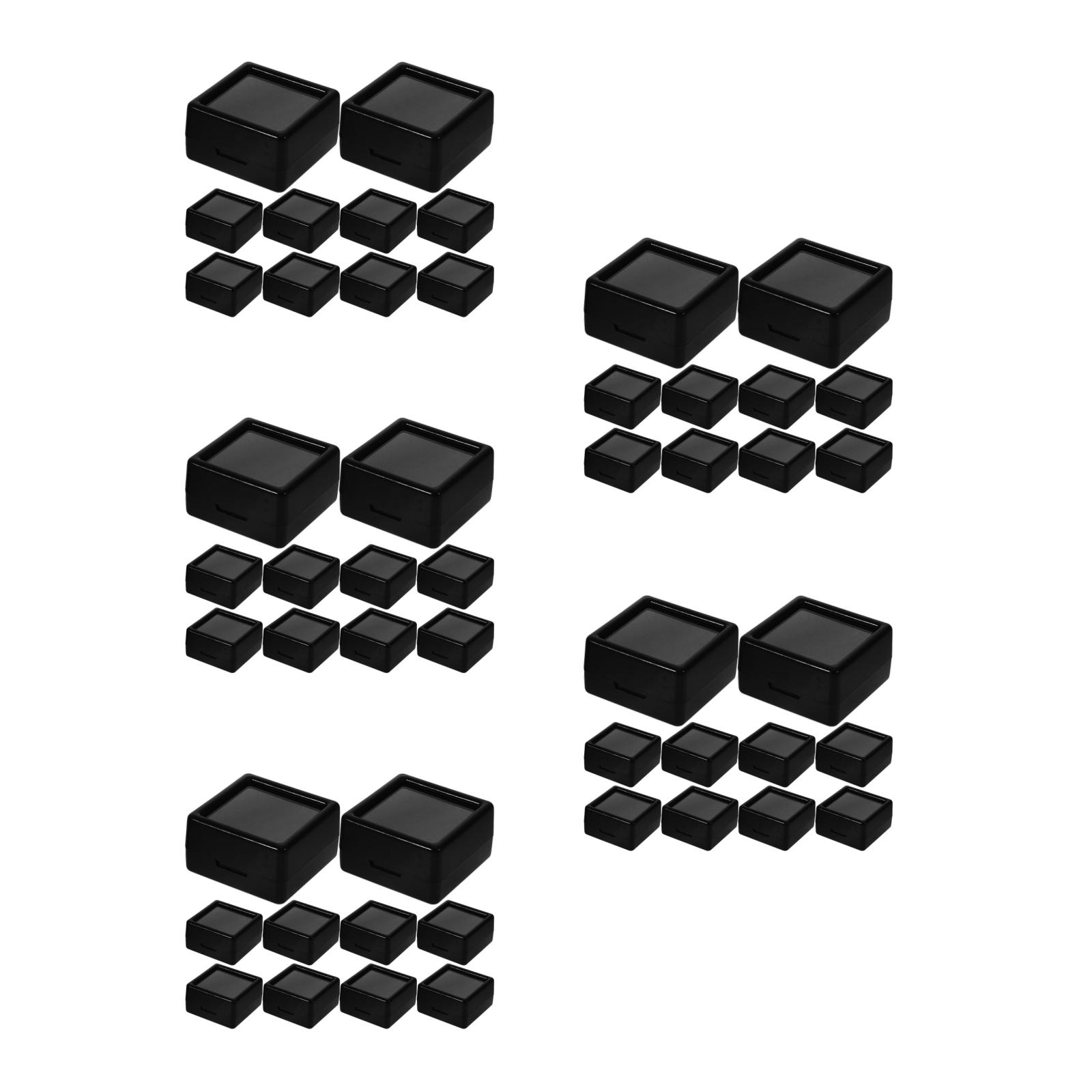 Hemoton 50 pcs Clear Top Gemstone Storage Box Plastic Loose Organizer ...