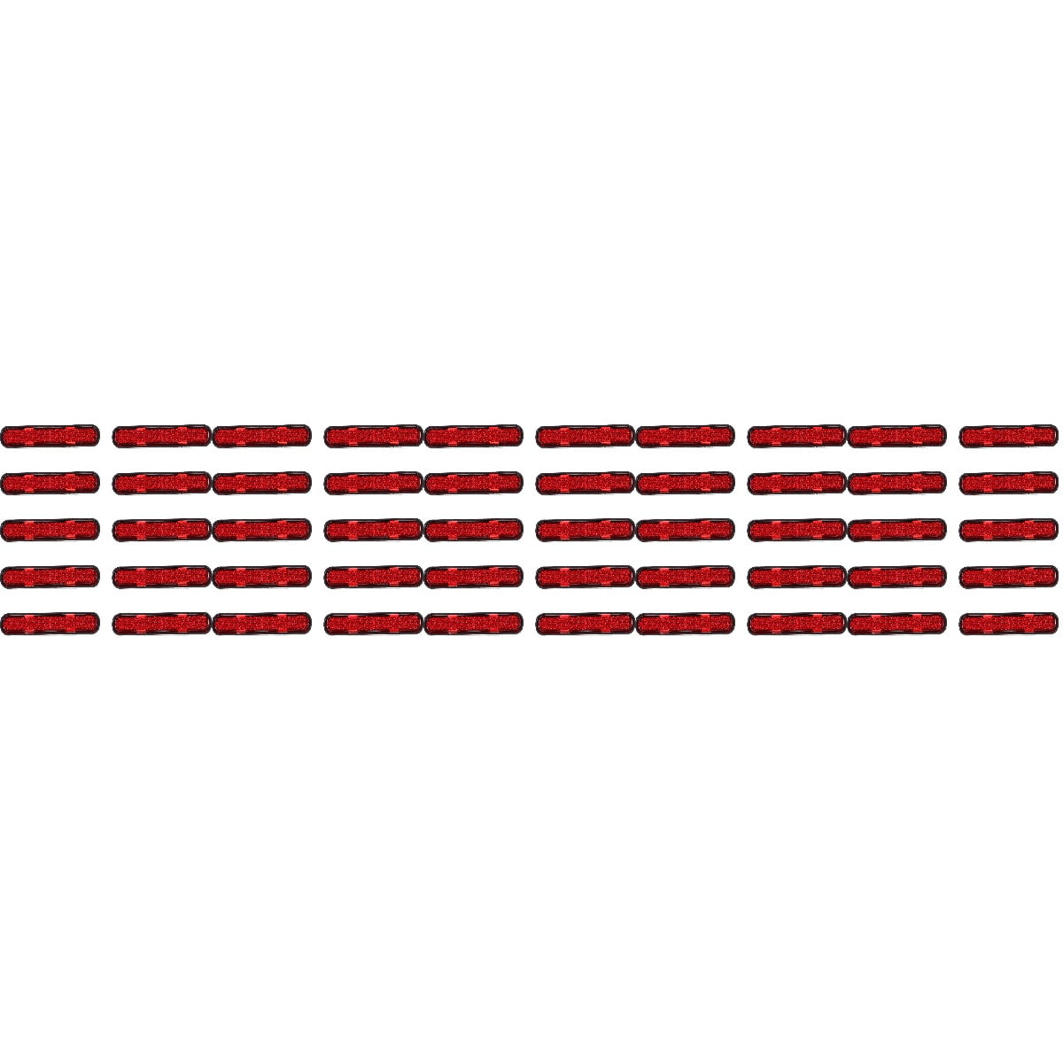 Hemoton 50 pcs Driveway Reflector Screw On Car Safety Reflector For ...