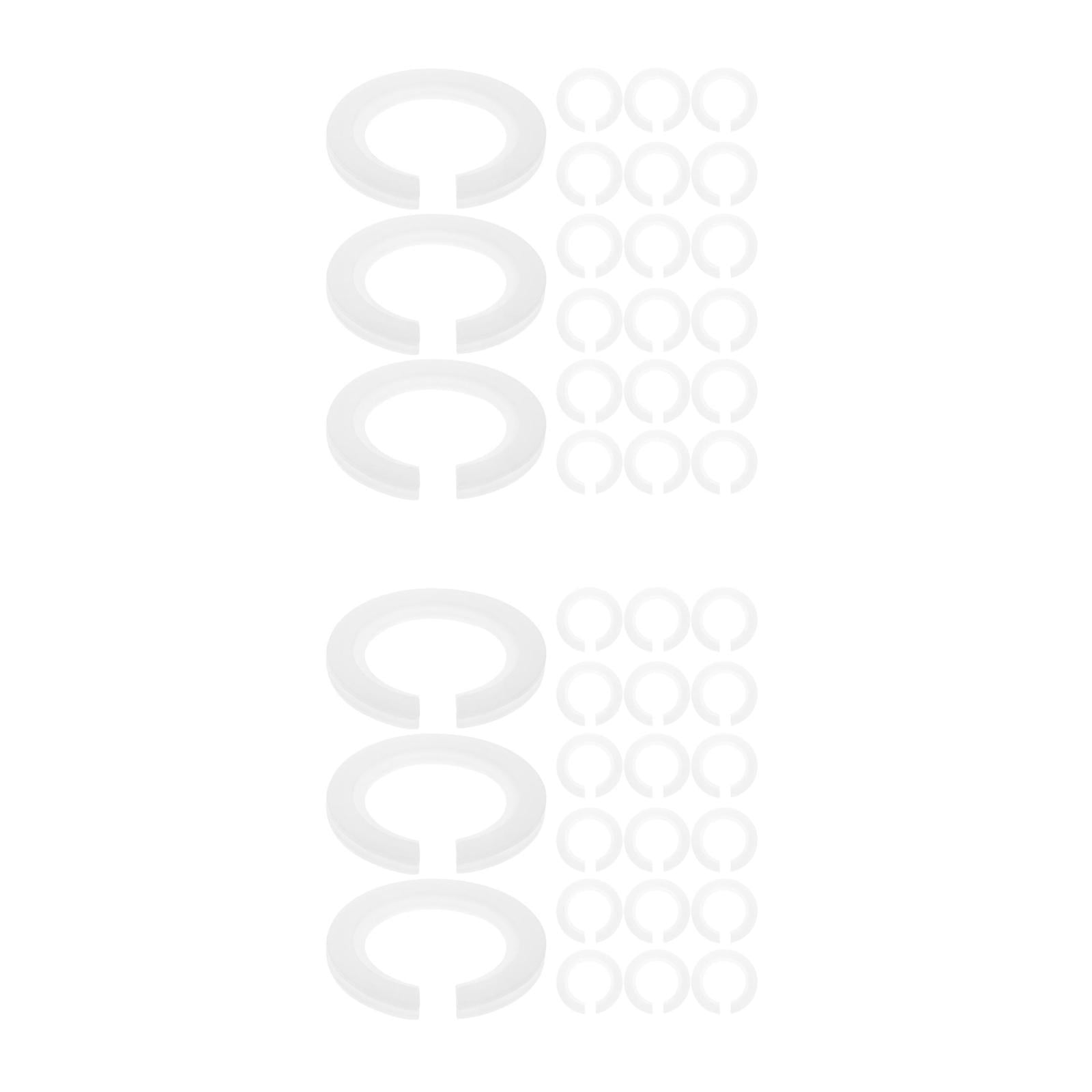 Hemoton 50 pcs E27 to E14 Lamp Shade Adapter Ring Lamp Holder Adapter ...