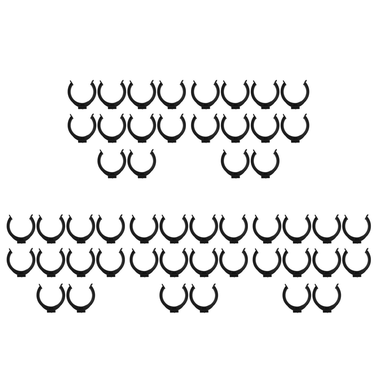 Hemoton 50 pcs Plastic Kitchen Cabinet Feet Clips Leveling Clips Toe ...