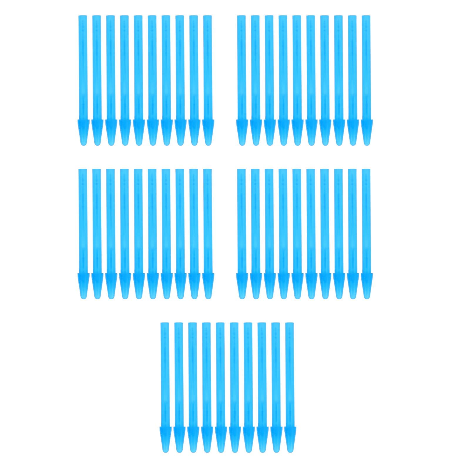 Hemoton 500 pcs Microcentrifuge Tubes with Grinding Rods Clear Plastic ...