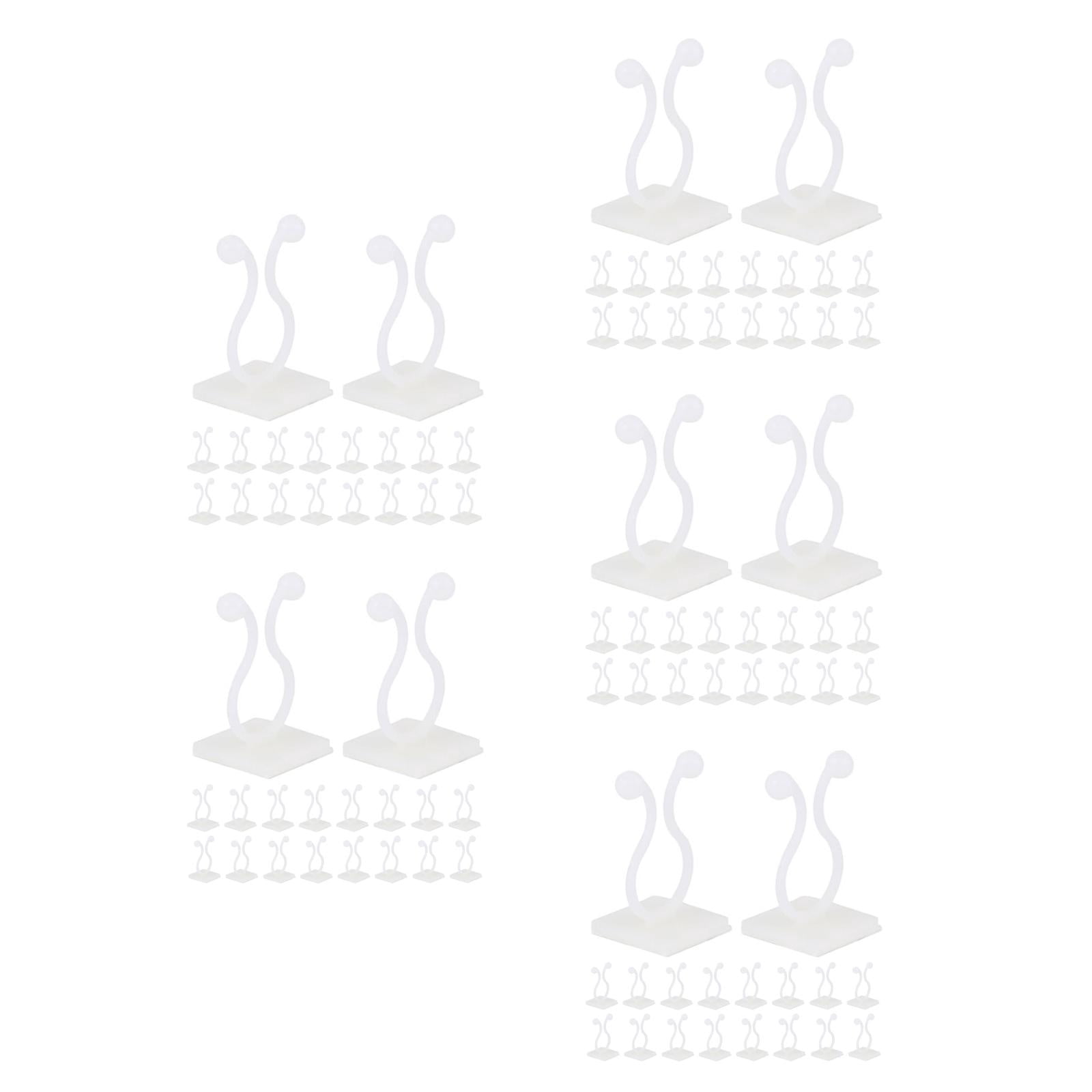 Hemoton 500 pcs Plant Wall Clips Self-Adhesive Hooks For Climbing ...