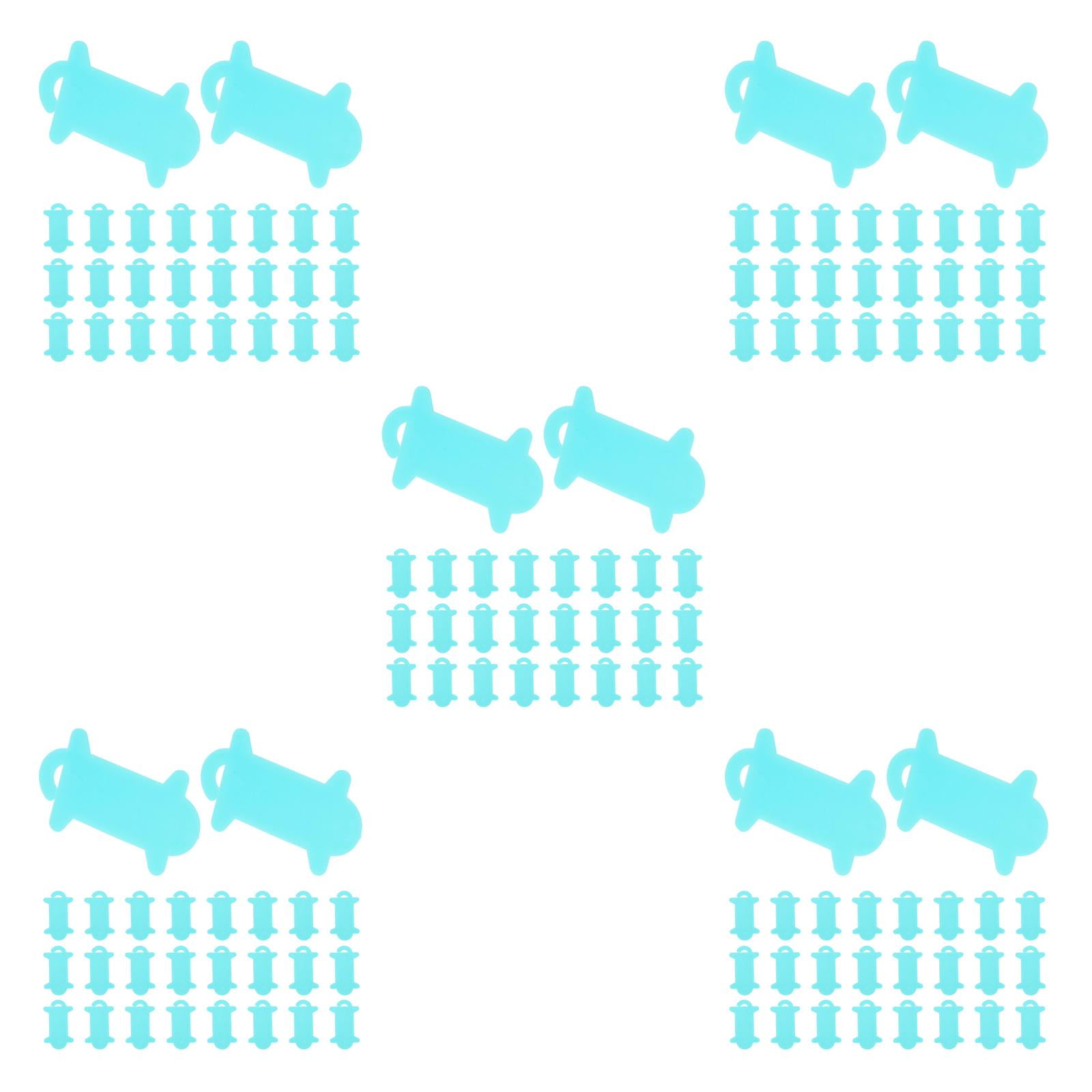 Hemoton 500 pcs Plastic Yarn Bobbin Tool for Knitting Sewing Thread ...