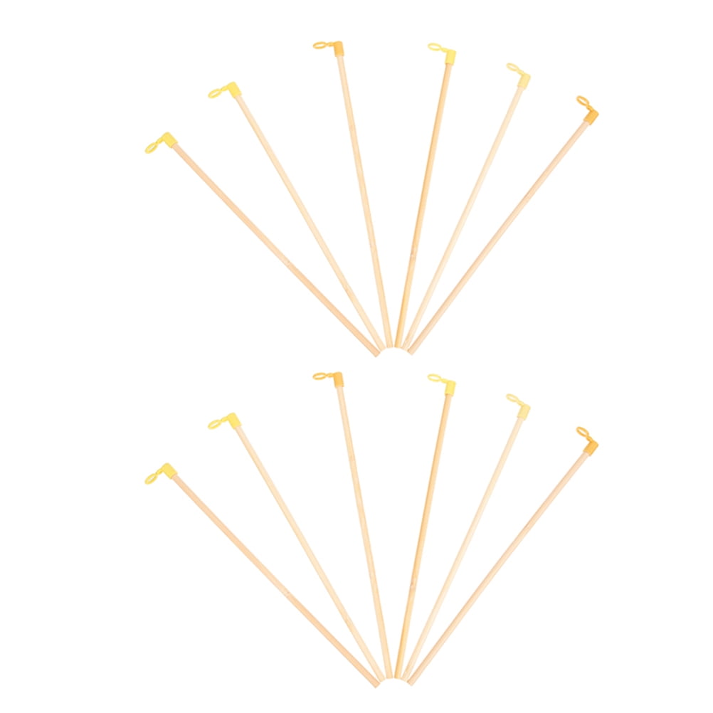 Hemoton 50PCS Handheld Lantern Poles Wood Lantern Sticks Lantern Making ...