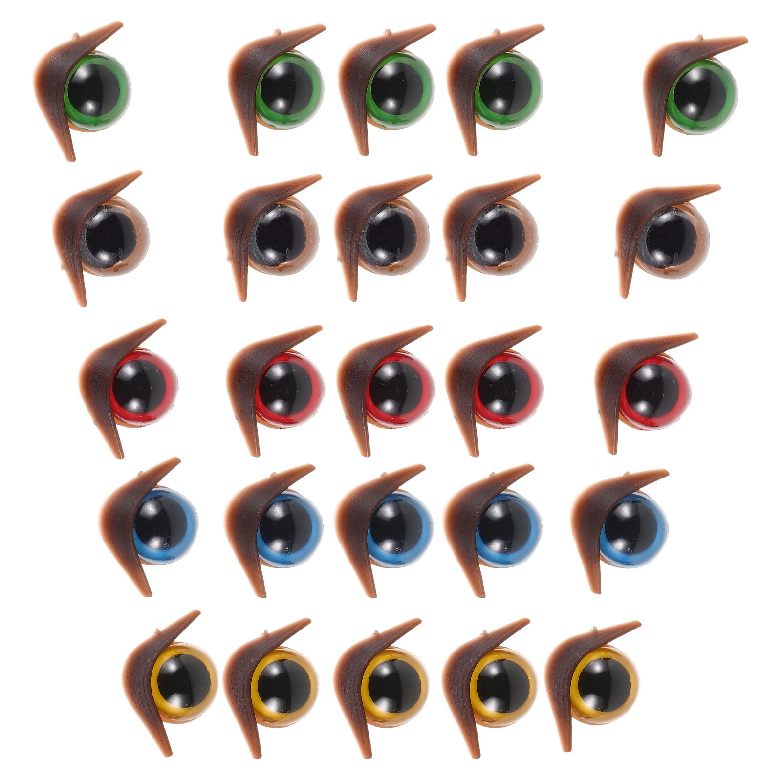 Hemoton 50PCS Stuffed Crochet Eyes Plastic Safety Eyes Crochet Doll ...