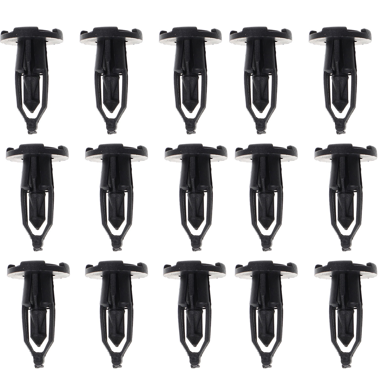 HEMOTON Black Nylon Front Bumper Clips for Car Durable Easy ...