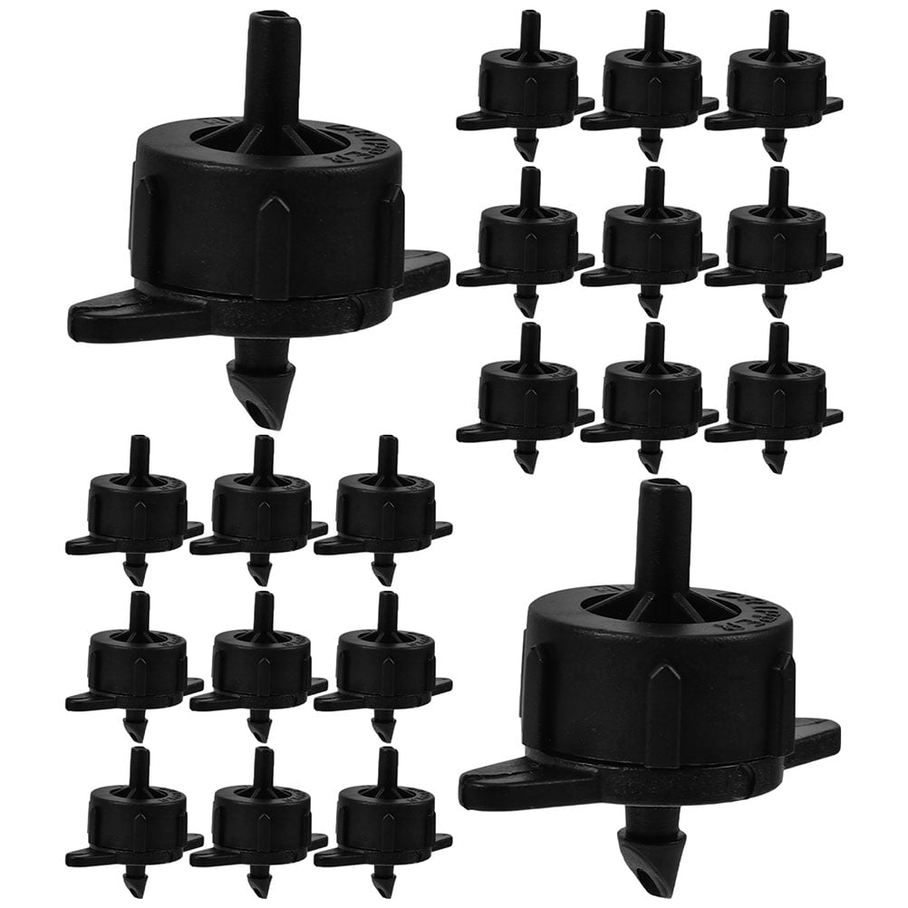 Hemoton 50pcs Adjustable Irrigation Drippers Sprinklers Emitters Drip ...