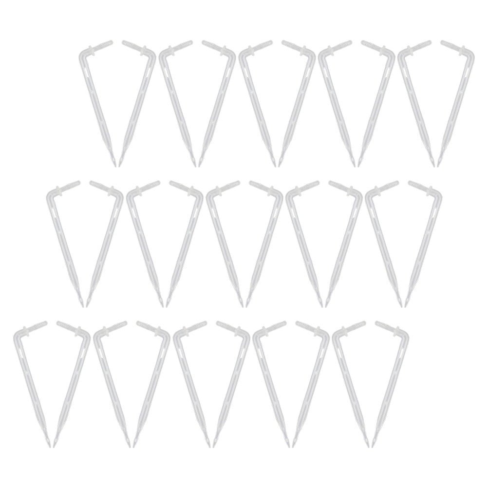 Hemoton 50pcs Greenhouse Watering System 1/4" Angled Drip Emitter ...