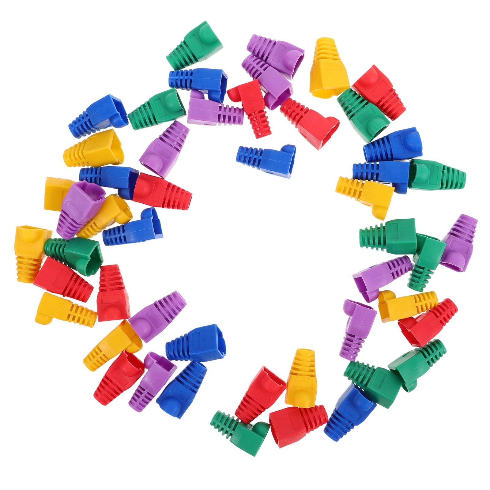 Hemoton 50pcs Cable Boot Protectors Network Cable Boots Ethernet Boot ...