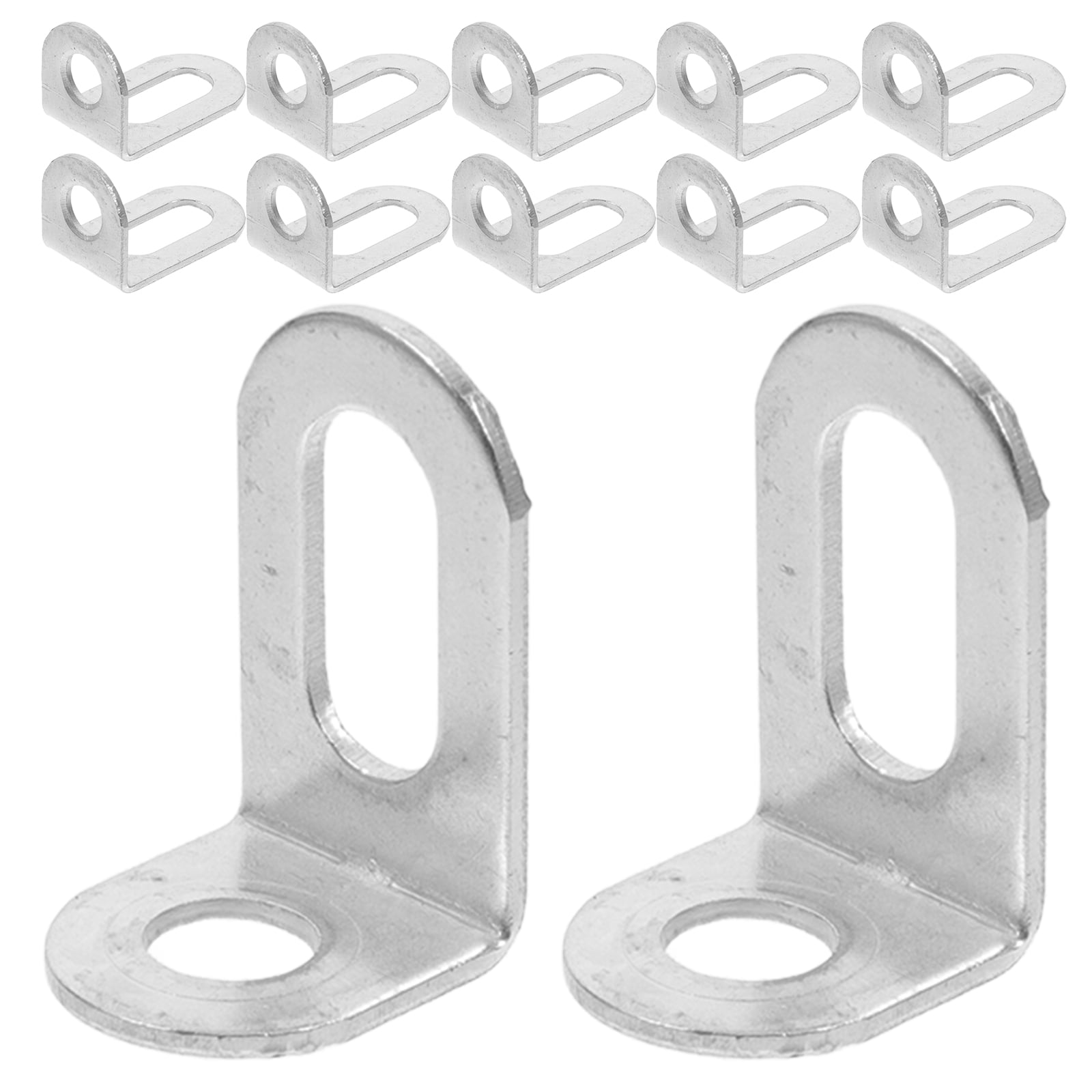 Hemoton 50pcs Corner Brackets Cabinet Shelf Brackets L-shaped Brackets ...
