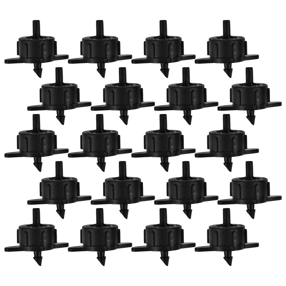 Hemoton 50pcs Drip Irrigation Emitters Pressure Compensating Absinthe ...