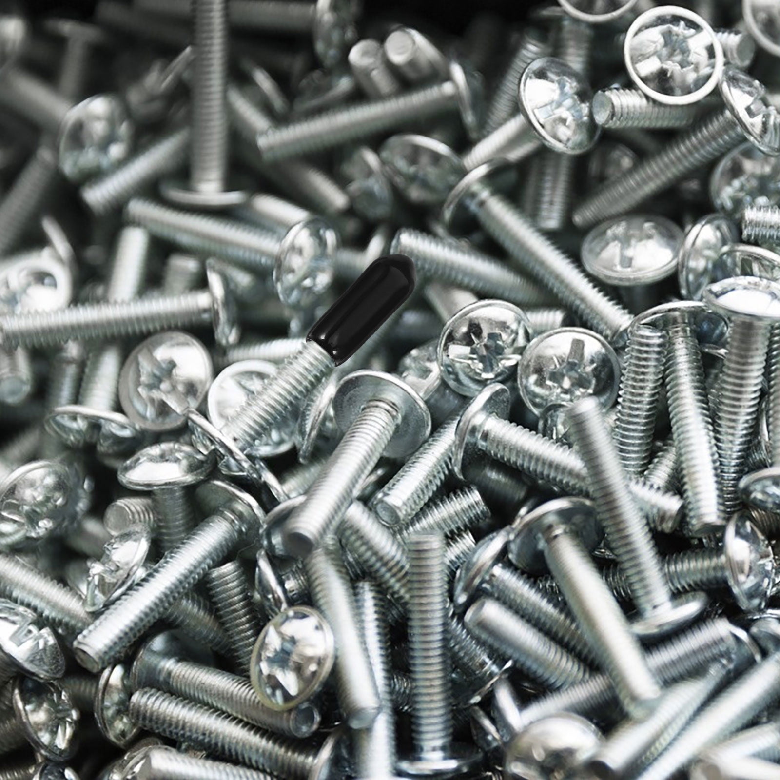 Hemoton 50pcs Flexible Rubber Bolt Covers Screw Thread Protector Caps ...