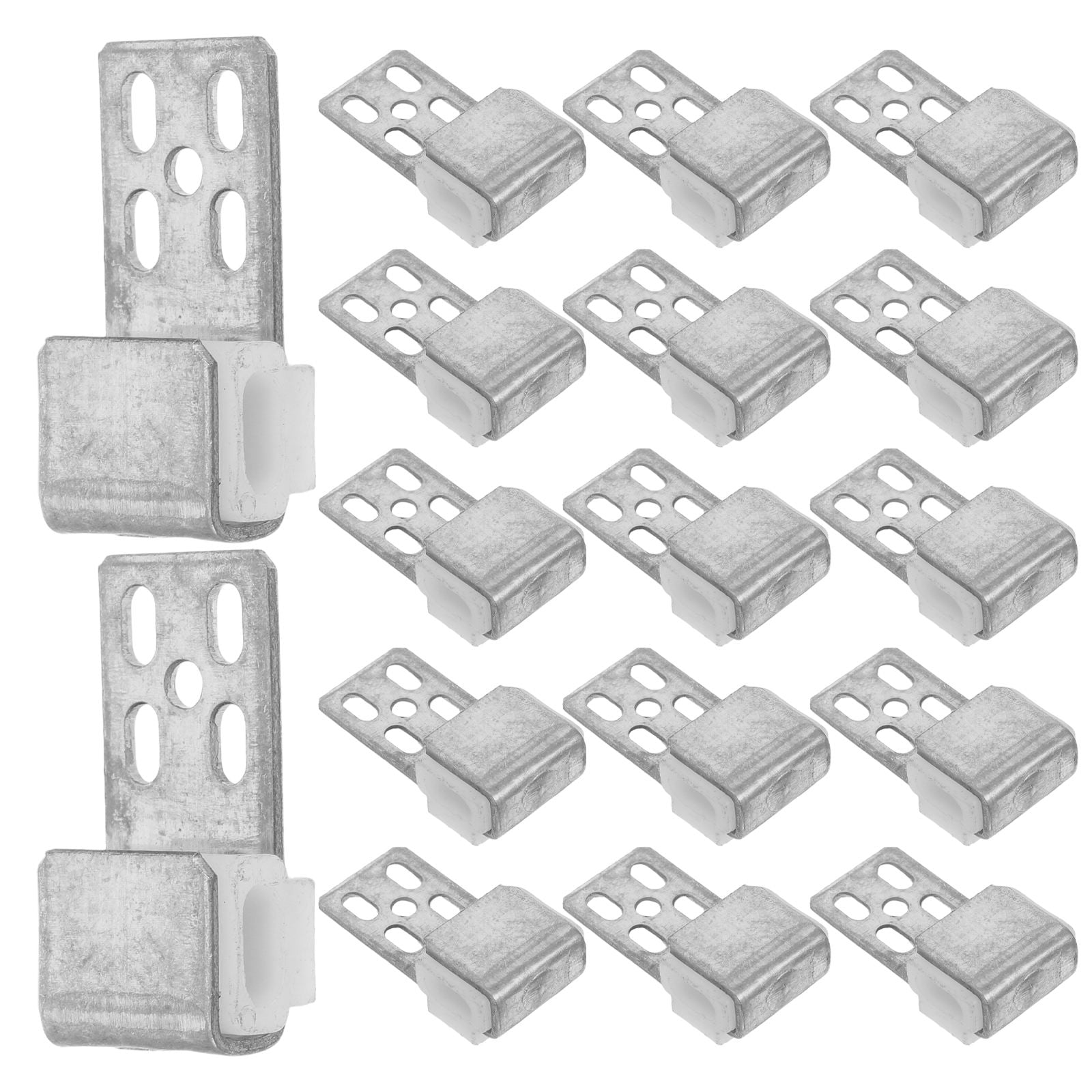 SOPOTUTU 50Pcs Silver Galvanized Iron Sofa Spring Clips with Noise ...