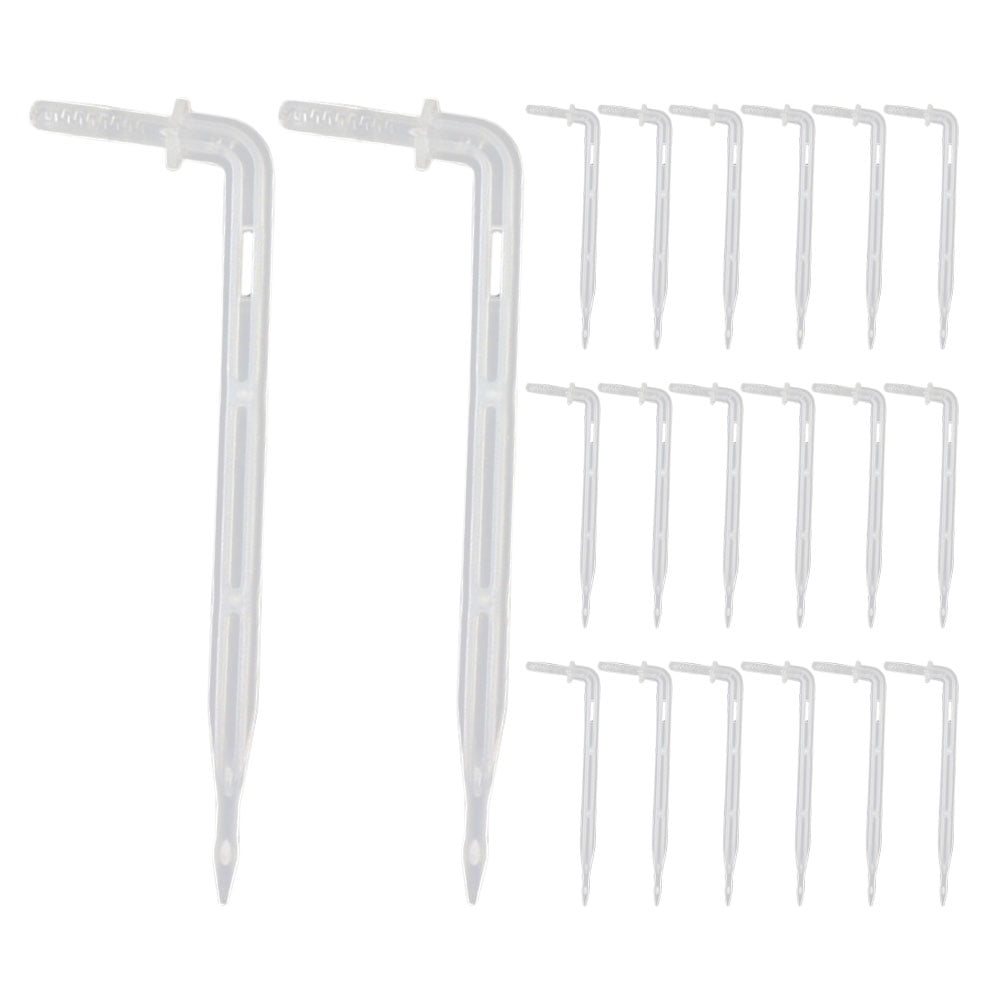 Hemoton 50pcs Greenhouse Watering System 1/4" Angled Drip Emitter ...