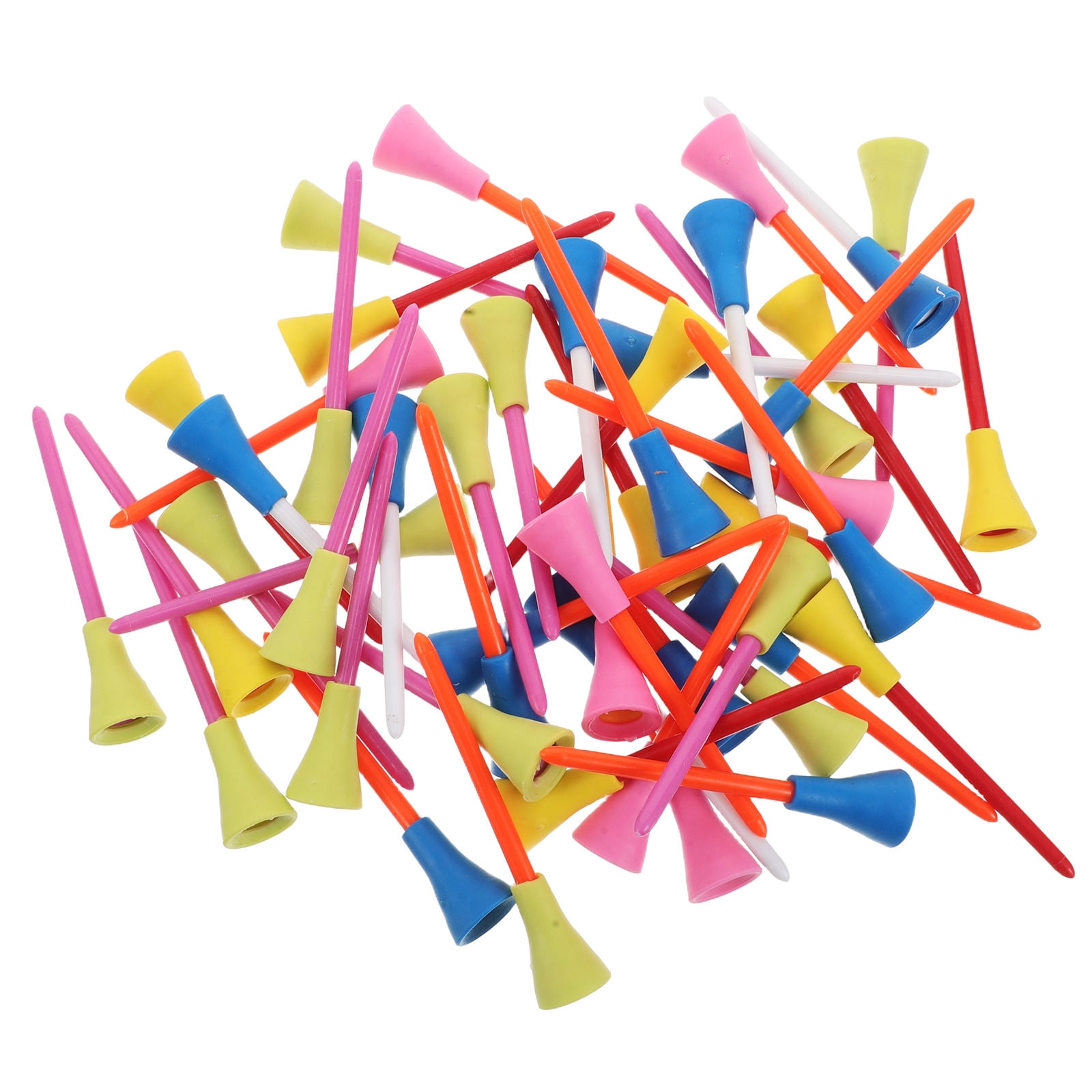 Hytrove Golf Ball Tee Holder Plastic 50Pcs Cylindrical - Walmart.com