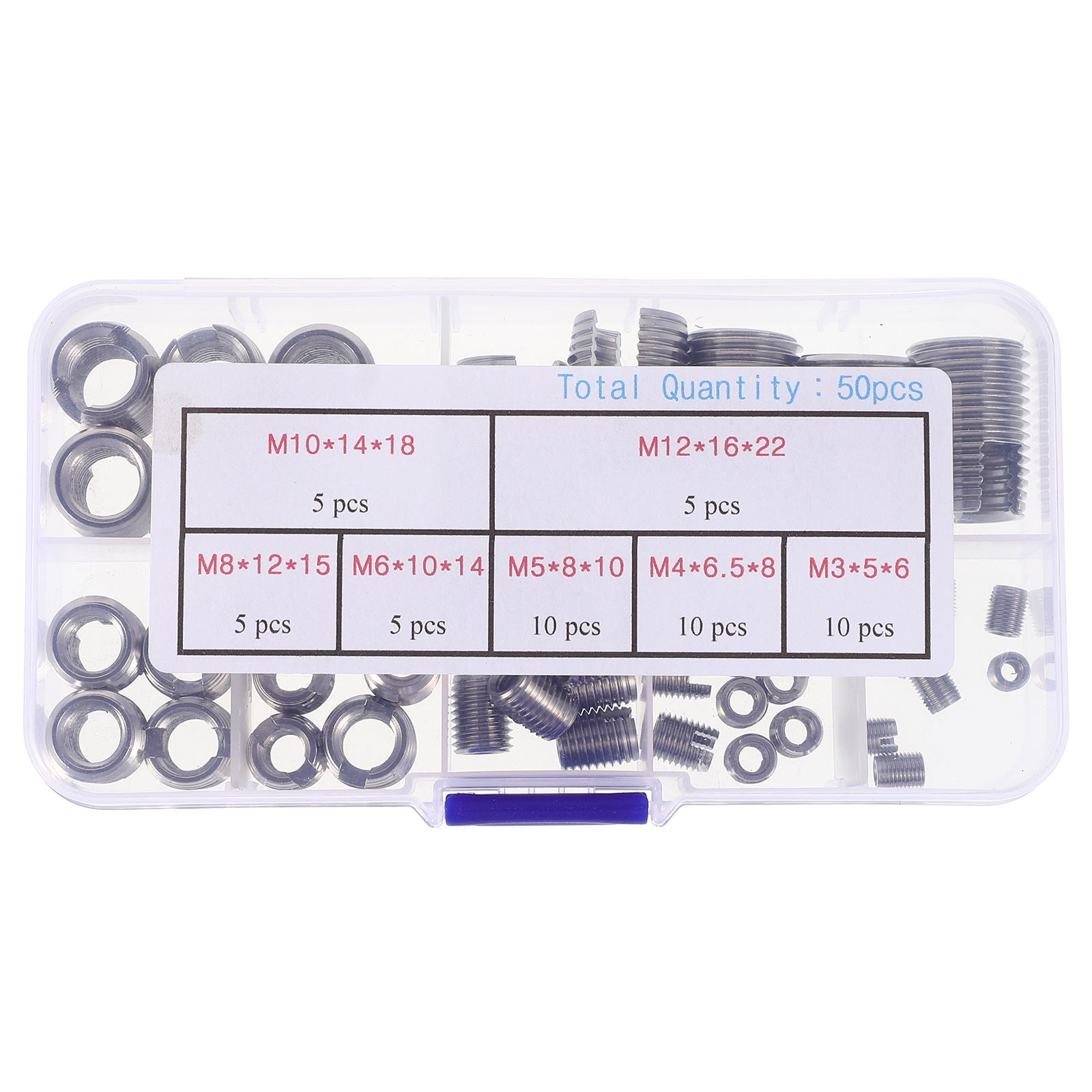 Hemoton 50pcs Self Tapping Thread Repair Kit with Stainless Steel ...