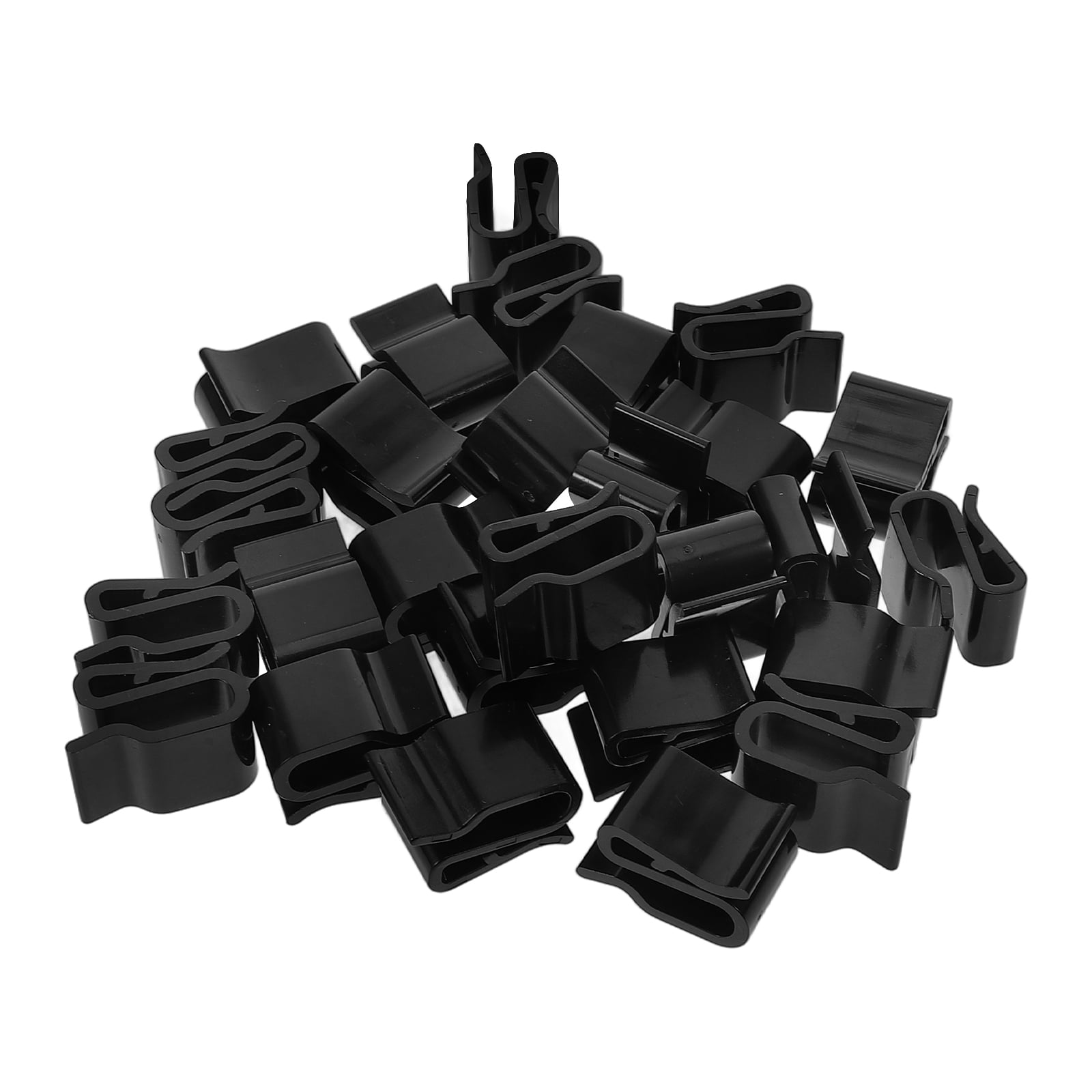 Hemoton 50pcs Solar Panel Photovoltaic Cable Clips Plastic Cable Clamp ...