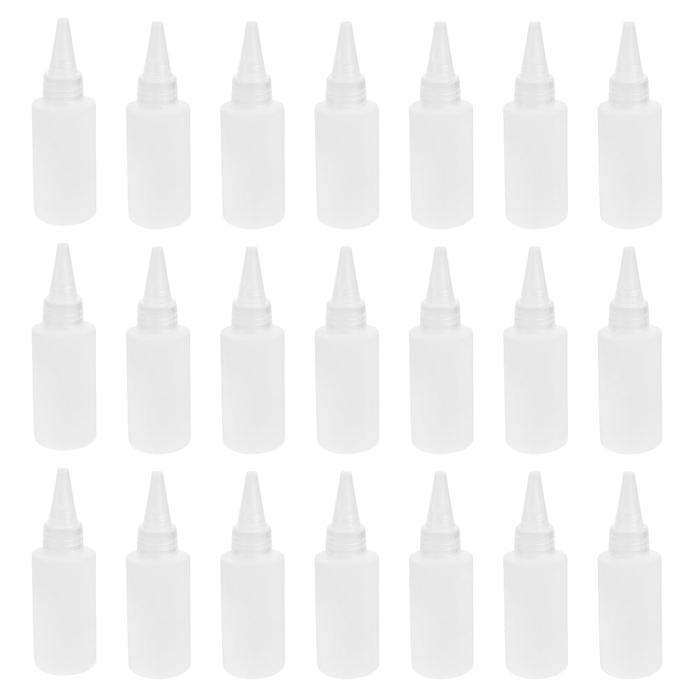 Hemoton 50pcs Squeeze Bottles DIY Tie Dye Plastic Paint Applicator Bottles for Crafts Artistic ...