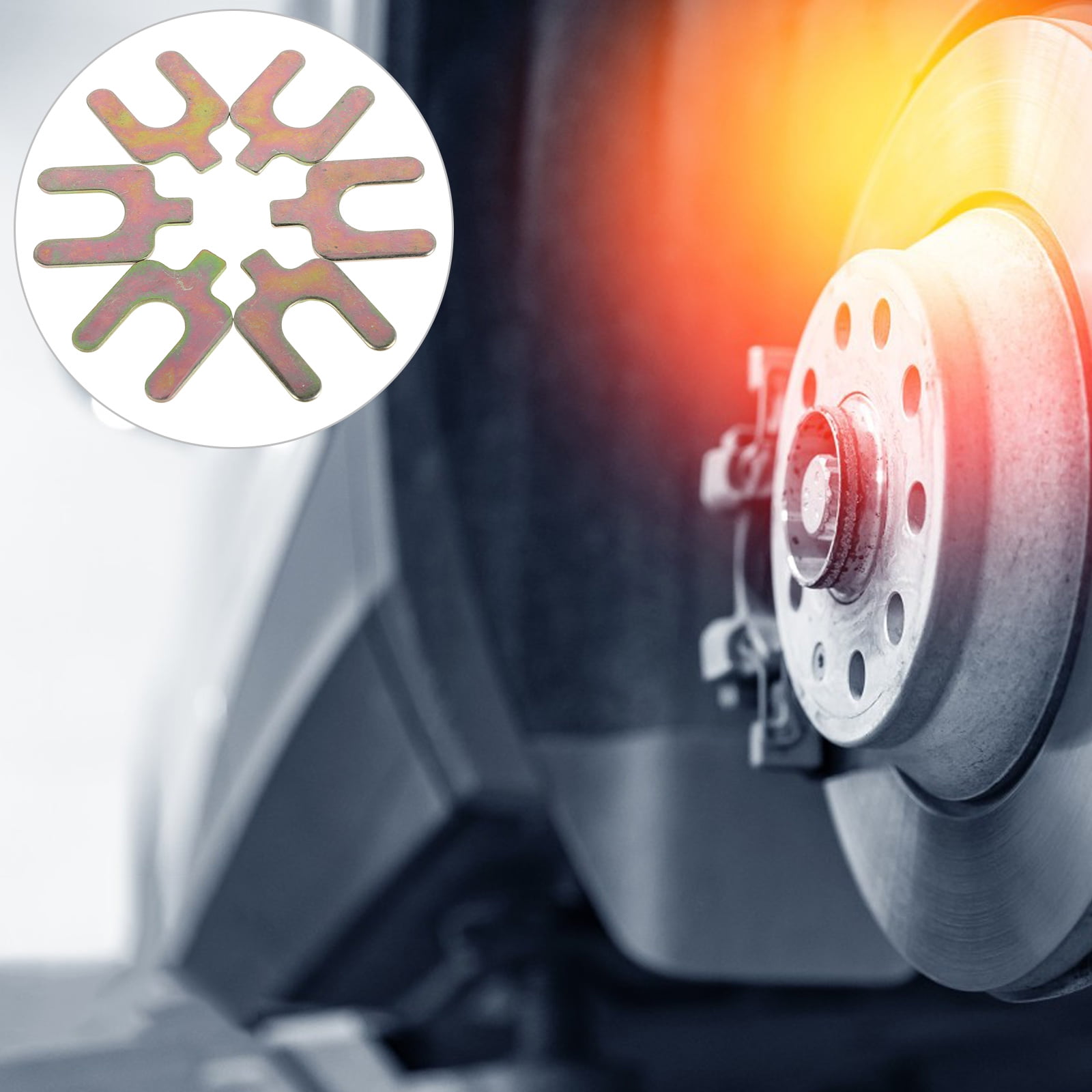 Hemoton 50pcs Wheel Alignment Tool Set U Shaped Shims for Camber Angle ...