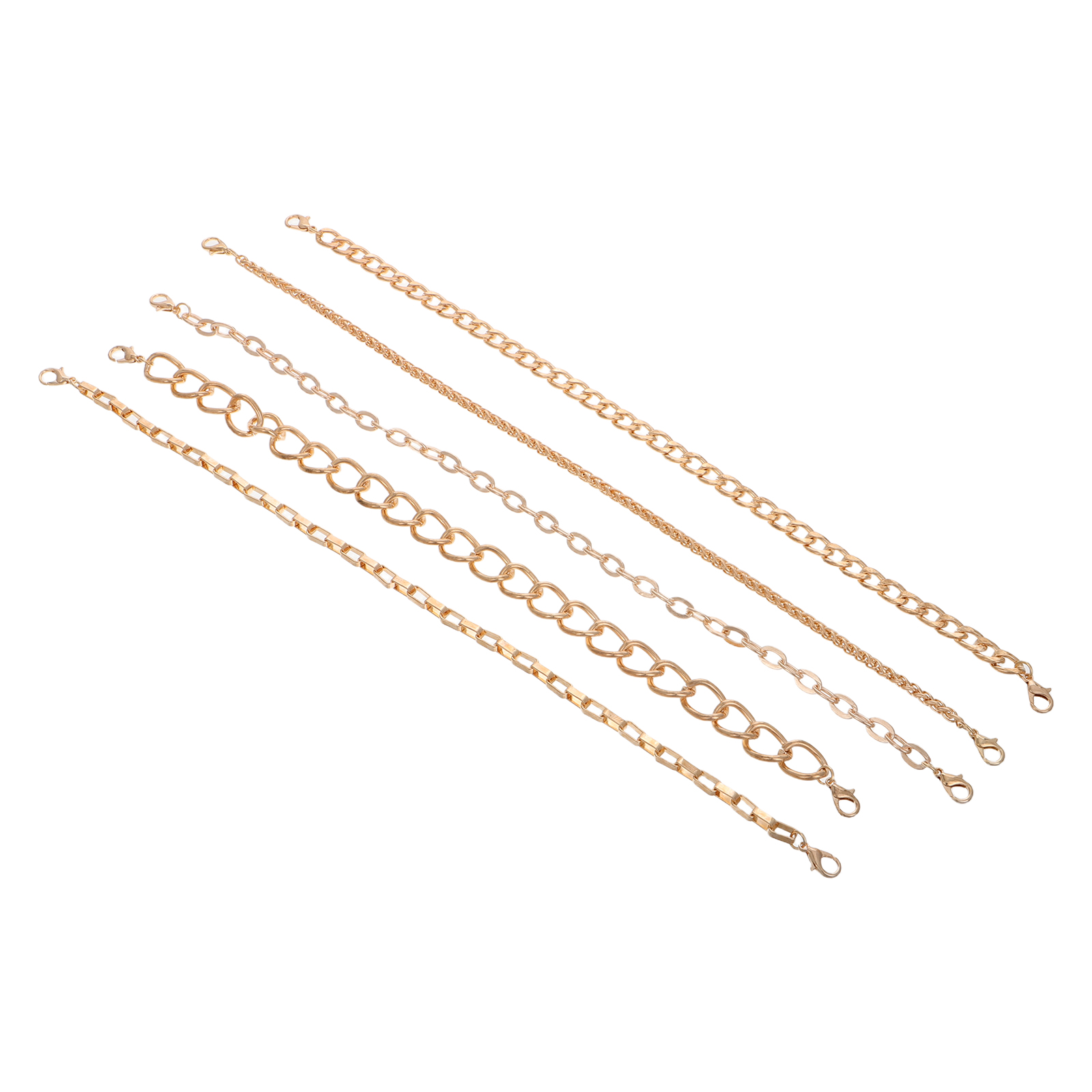 Hemoton 5pcs Boho Style Hat Chain Detachable Metal Baseball Cap Chains ...