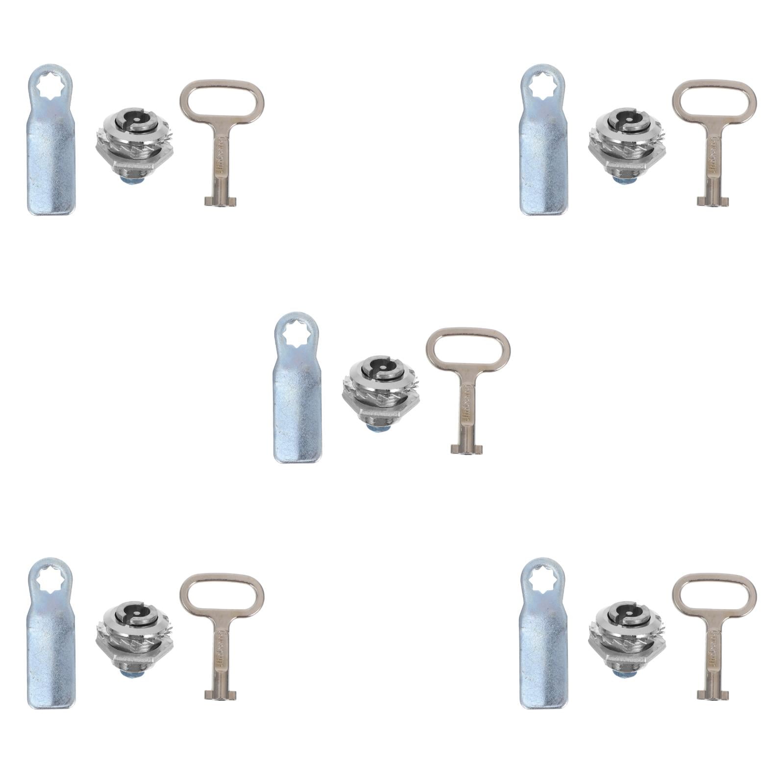 Hemoton 5pcs Cabinet Drawer Locks Zinc Alloy Metal Safety Guard Socket ...