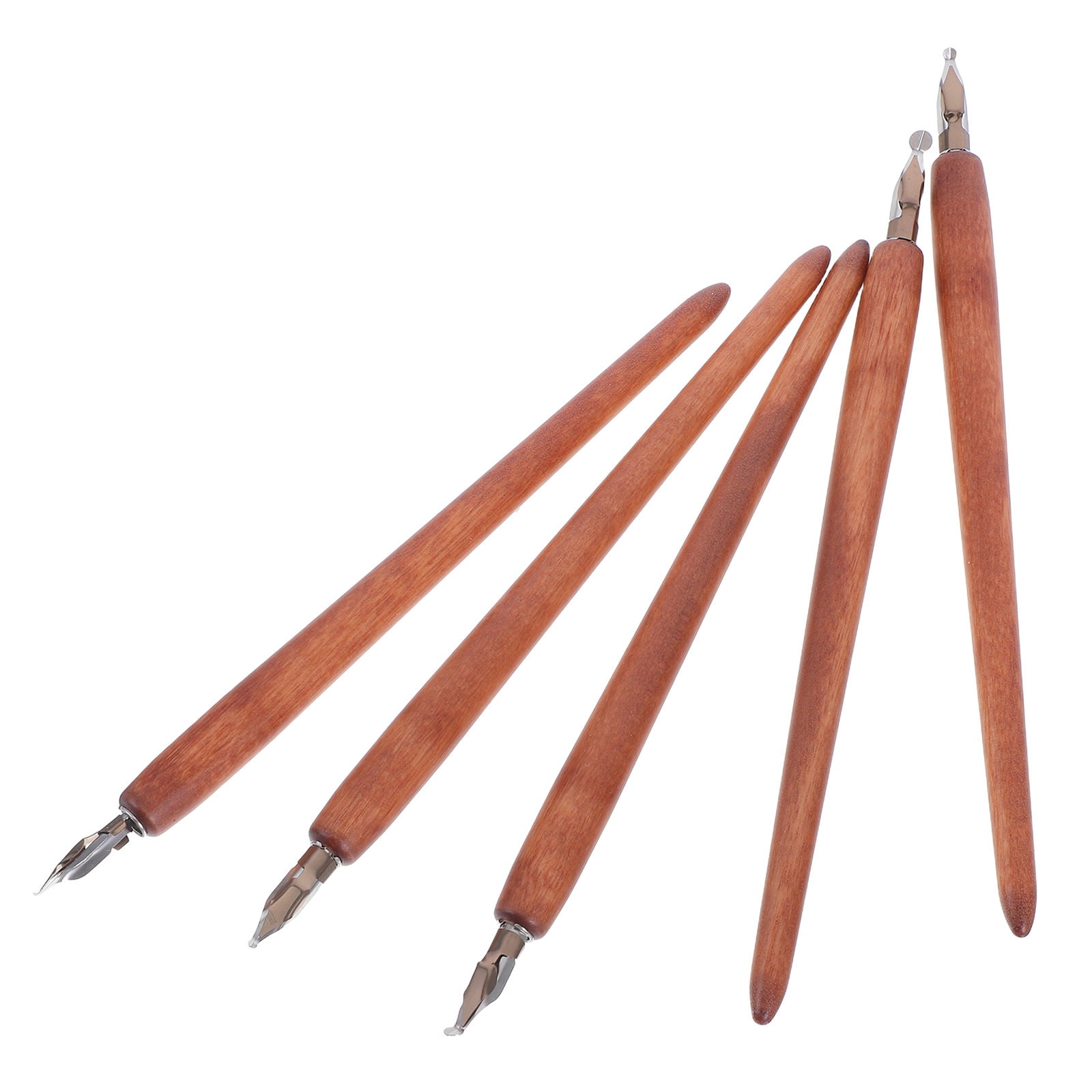 Hemoton 5pcs Calligraphy Dip Pen with Wooden Handle for Chinese ...