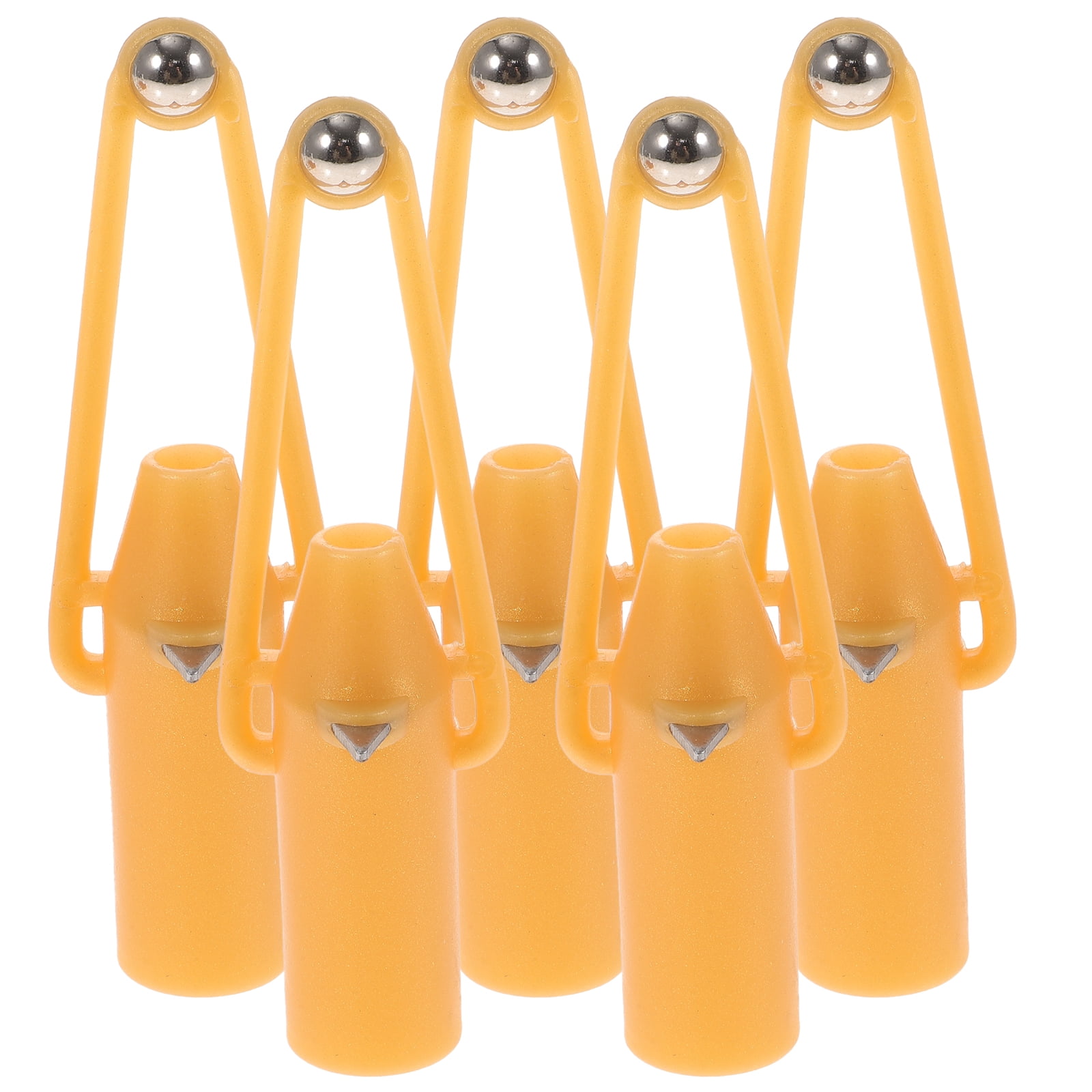 Homoyoyo 5Pcs Orange Caulk Scraper Tool with Steel Ball for Efficient ...