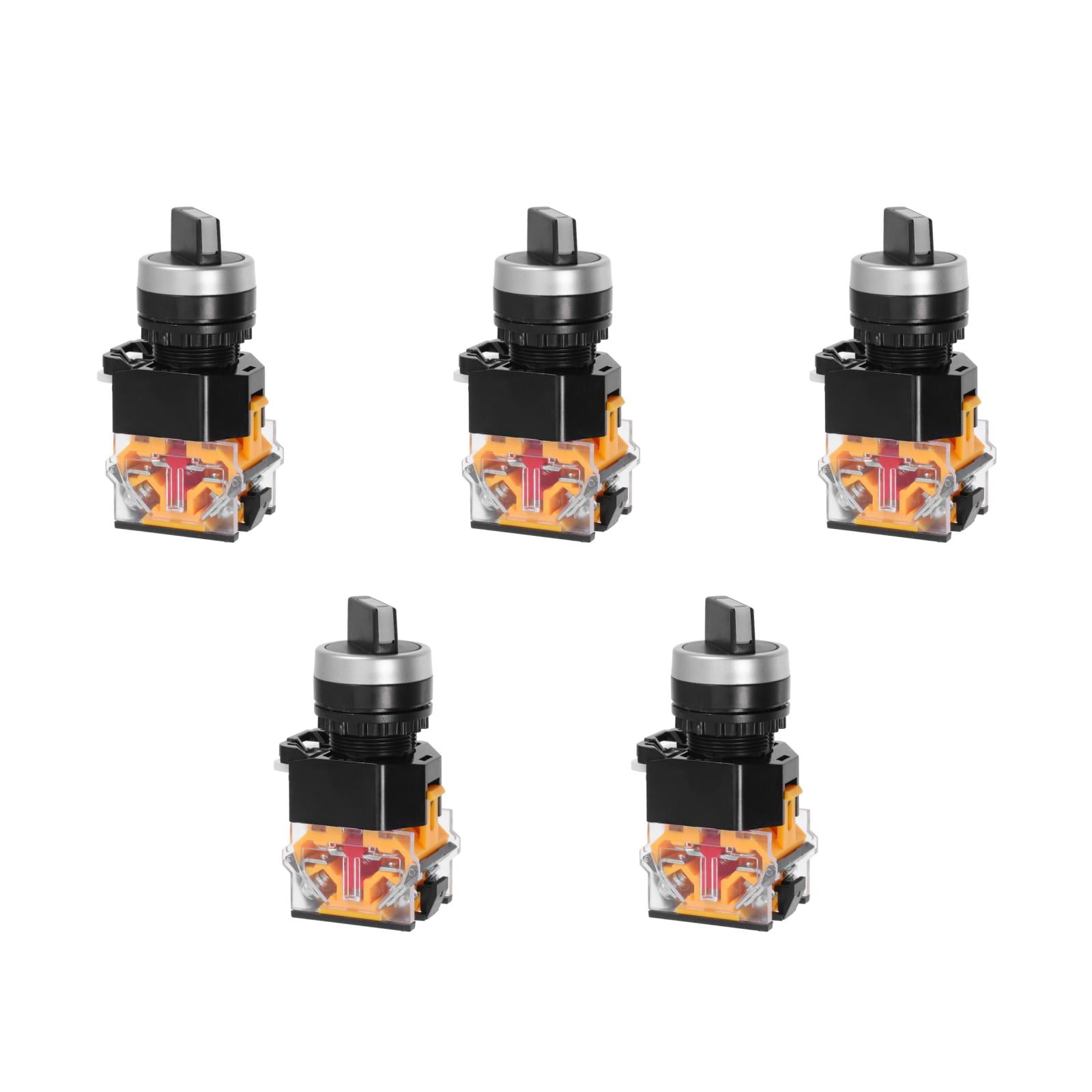 Phenofice 5Pcs Durable 2-Position Rotary Cam Selector Switch for ...
