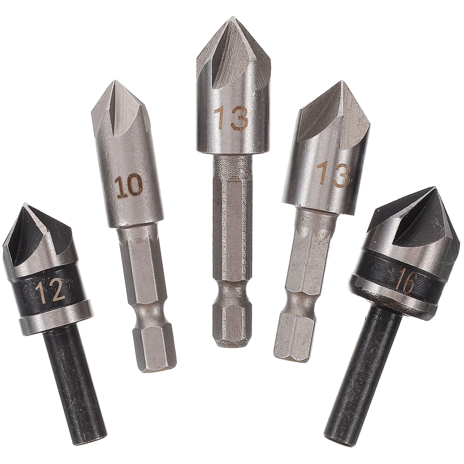 Hemoton 5pcs Countersink Bit Countersink Drill Bits Wood Working Tools ...