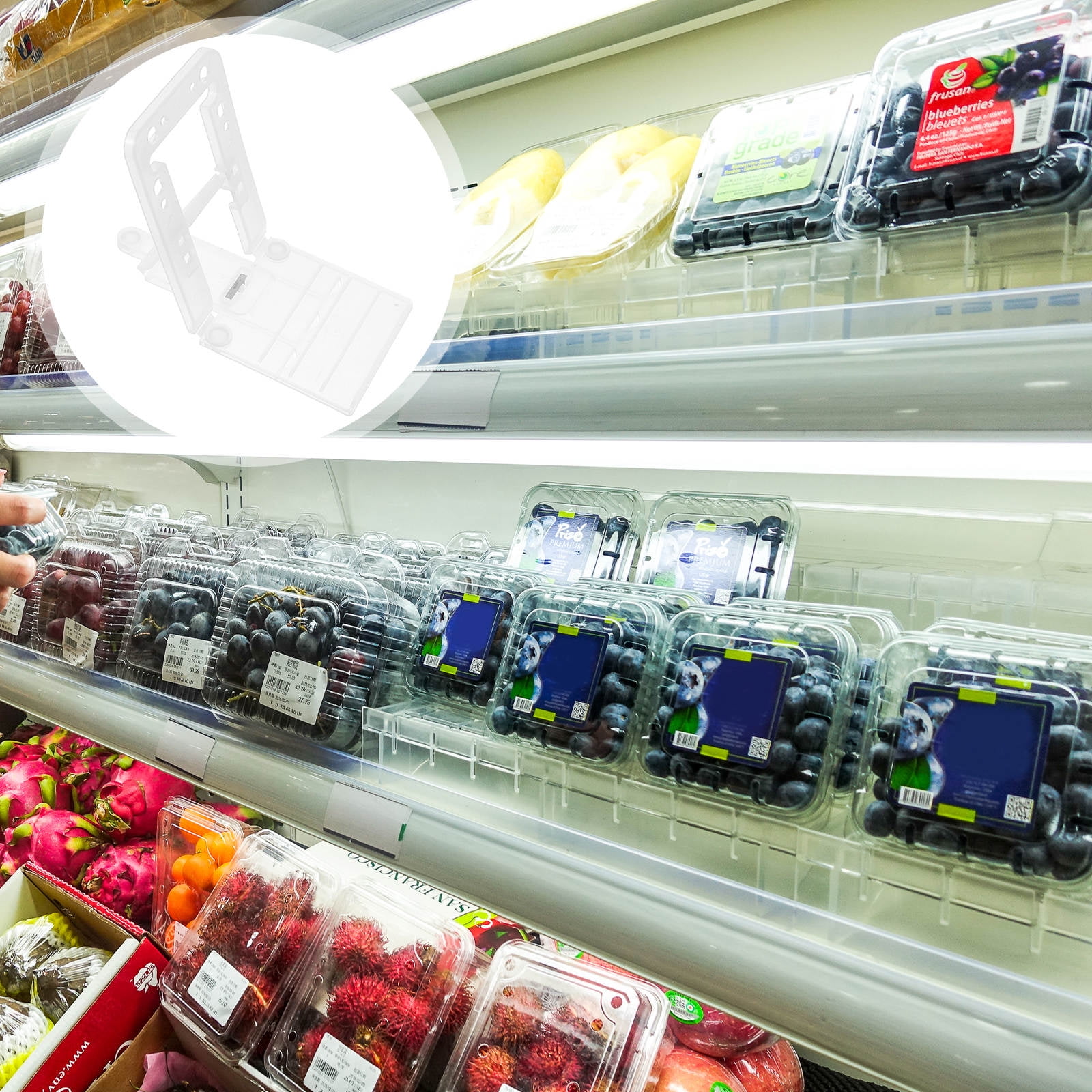 Hemoton 5pcs Display Support Stand For Store Shelves Easy Installation ...