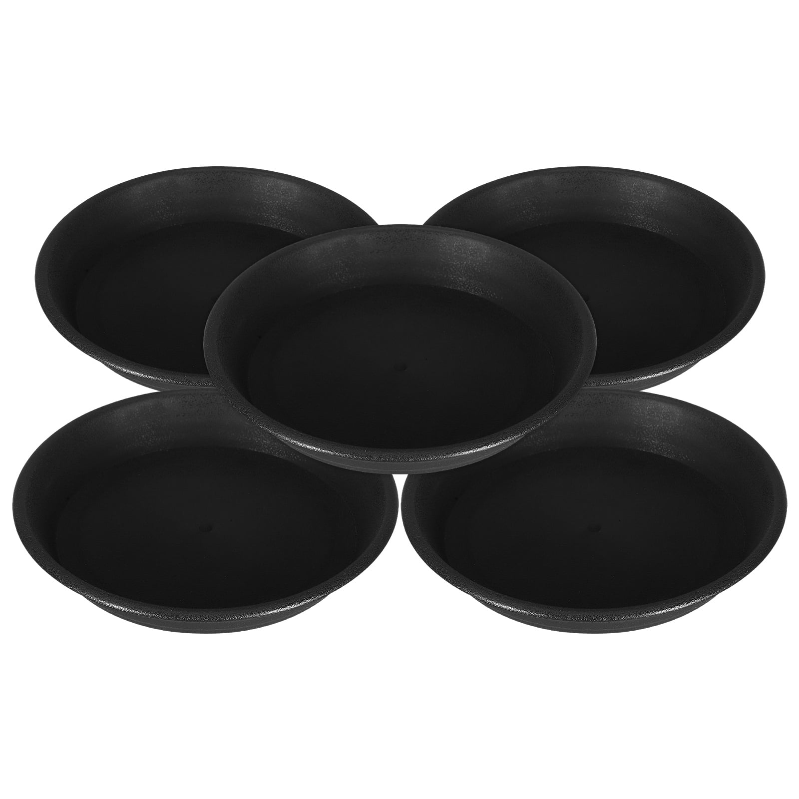 Hemoton 5pcs Flower Pot Saucer Tray Plastic Plant Saucer Water Drip ...