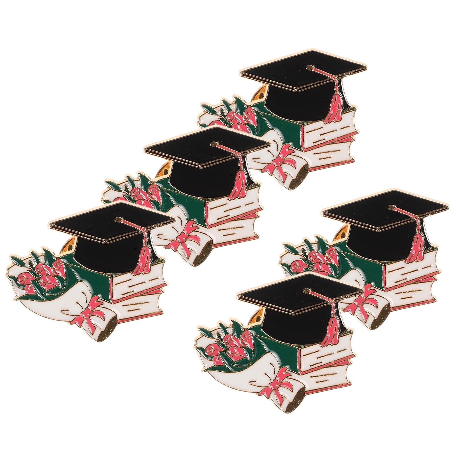 Hemoton 5pcs Graduation Hat Pin Metal Brooch for Graduation Season ...
