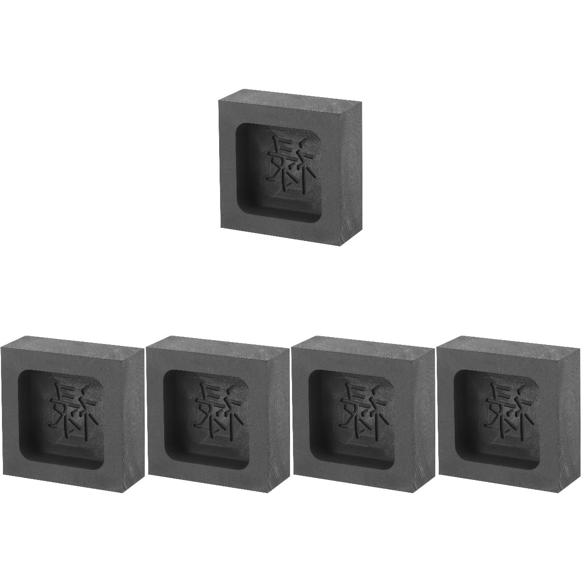 Hemoton 5pcs Graphite Ingot Mold Reusable Refining Graphite Melting ...