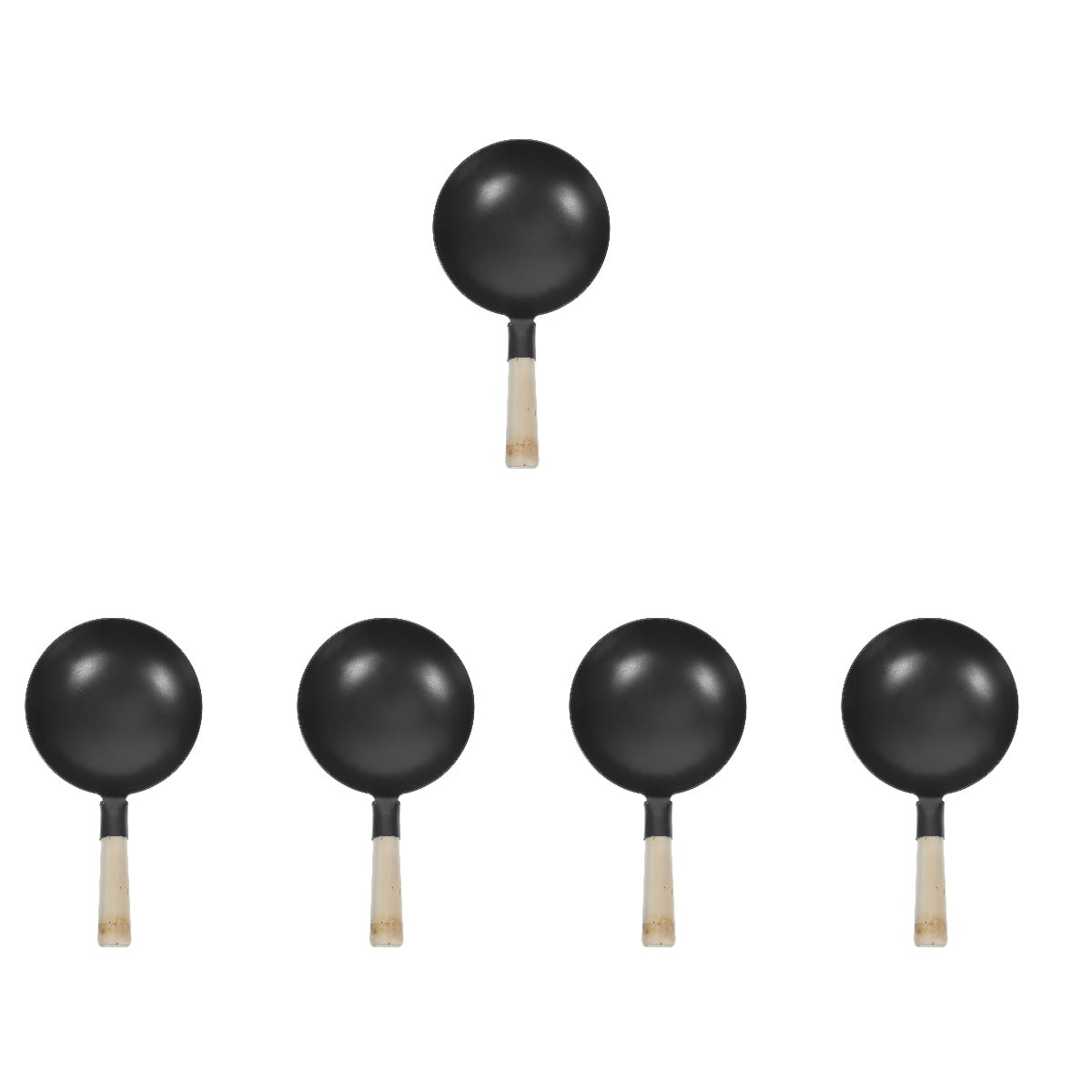 Hemoton 5pcs Kids Pretend Play Kitchen Toy Simulation Mini Pot Small ...