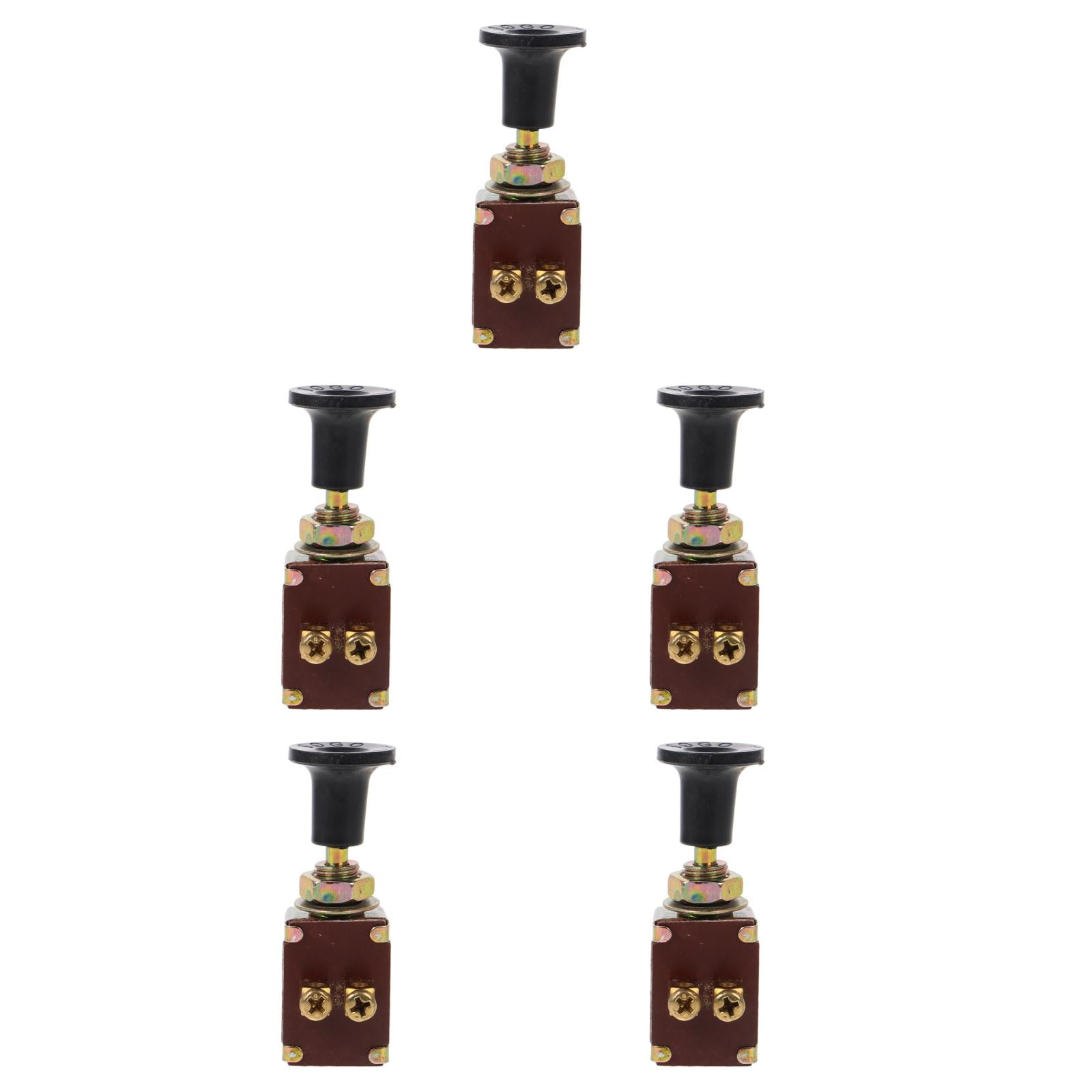 Hemoton 5pcs Light Switch Push Pull Headlight Switch Button 12V 24V Light Switch Accessories for ...