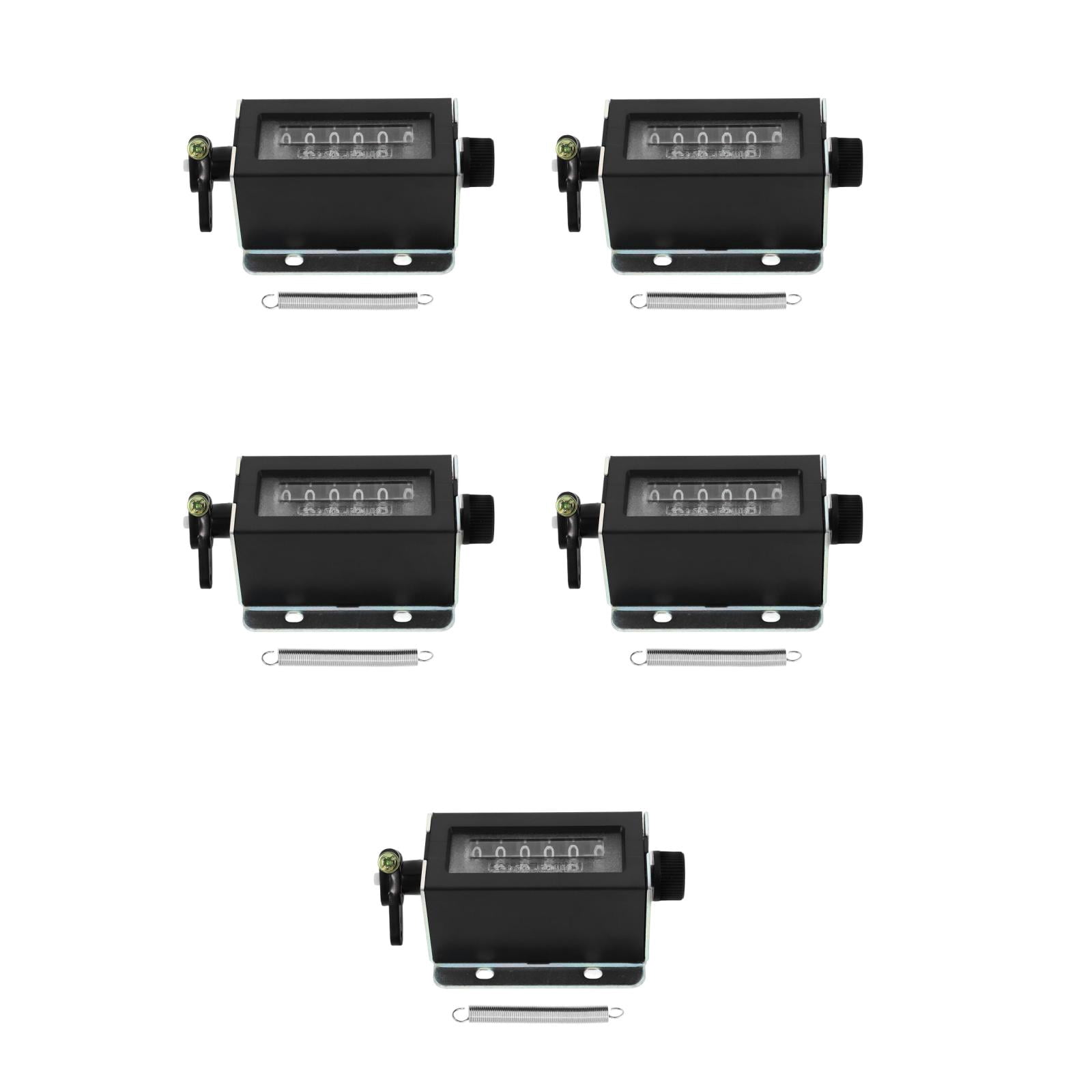 Hemoton 5pcs Manual Mechanical Counter Clicker Handheld Tally Counter ...