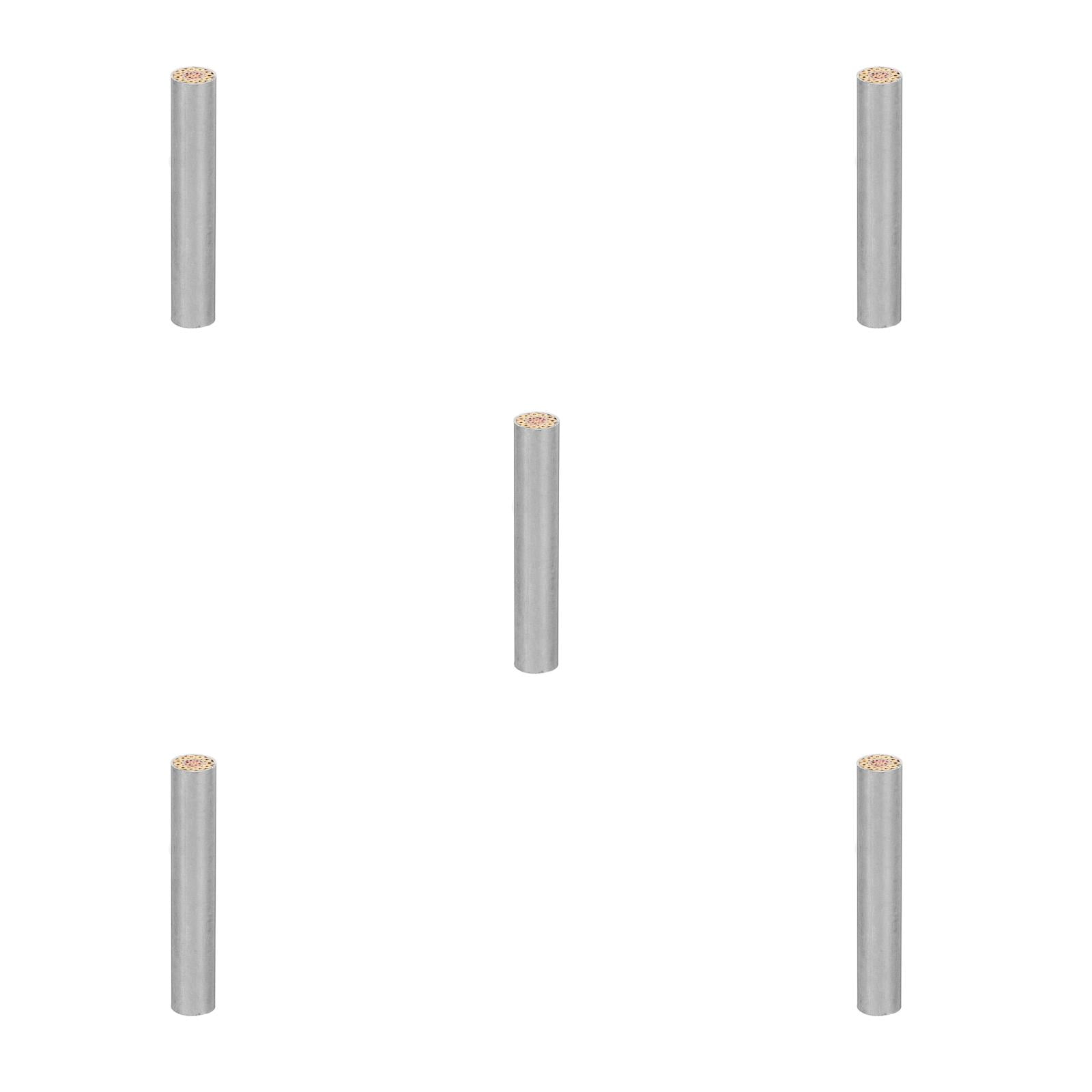 Hemoton 5pcs Mosaic Knife Handle And Rods Knife Mosaic Rivet Knife ...