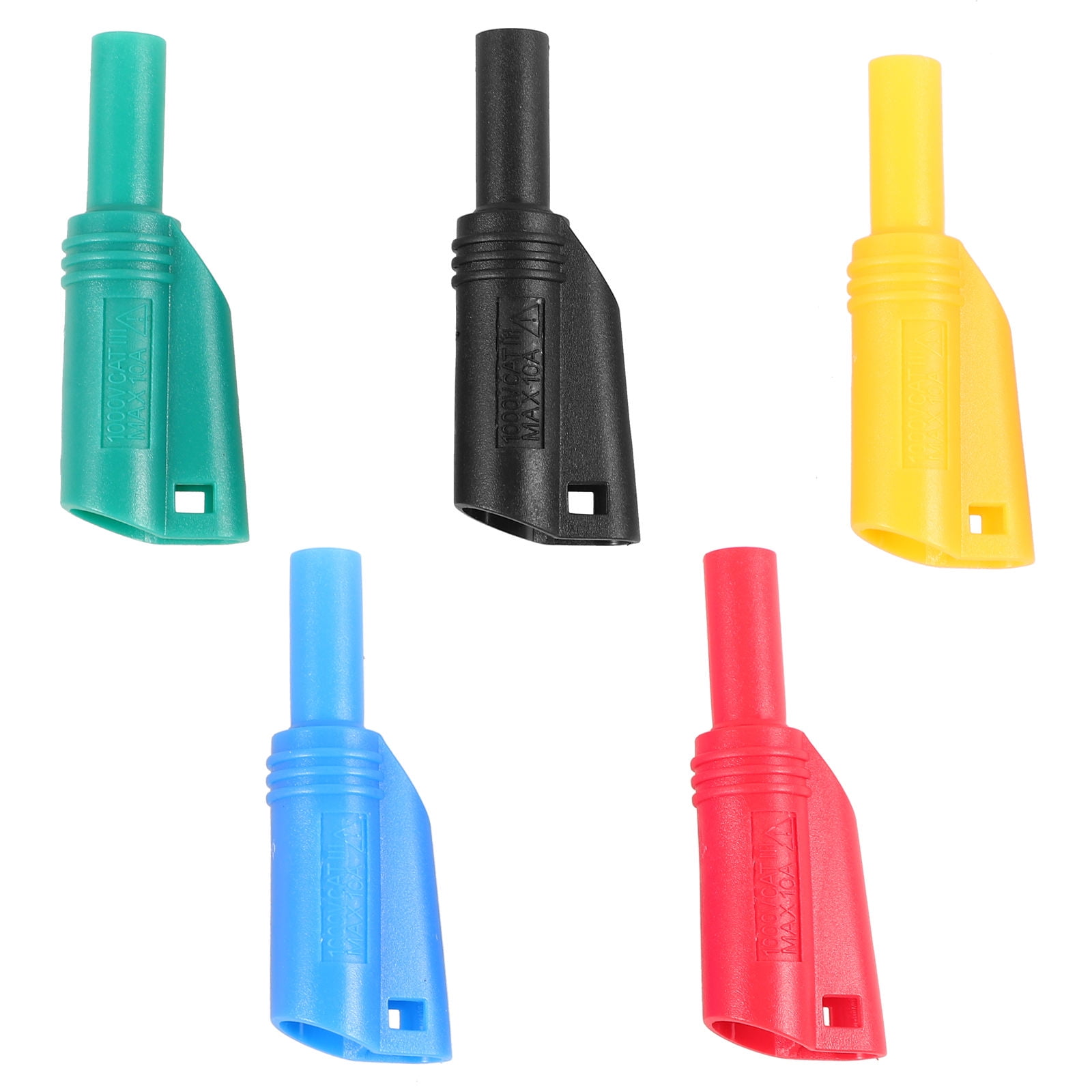 Hemoton 5pcs Multimeter Banana Plug Adapters Small Banana Plugs ...