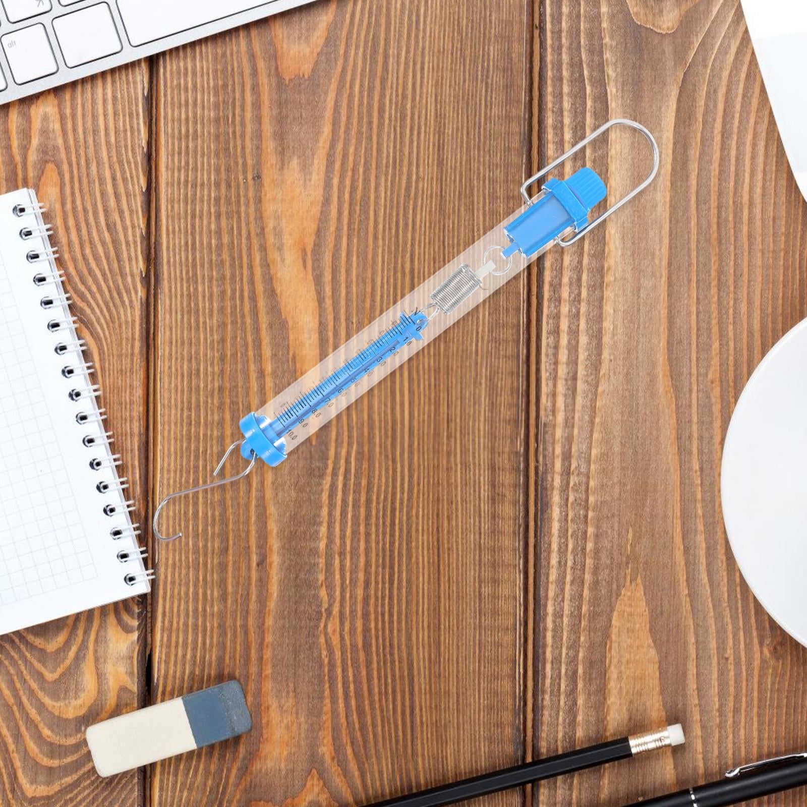 Hemoton 5pcs Newton Force Meter Dynamometer Hook Scale Portable Spring ...